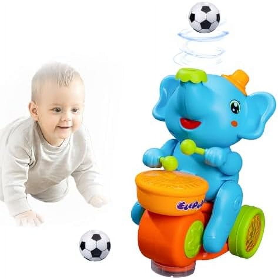 Elephant Toy,Elephant Blowing Ball,Children's Drum Elephant Floating ...