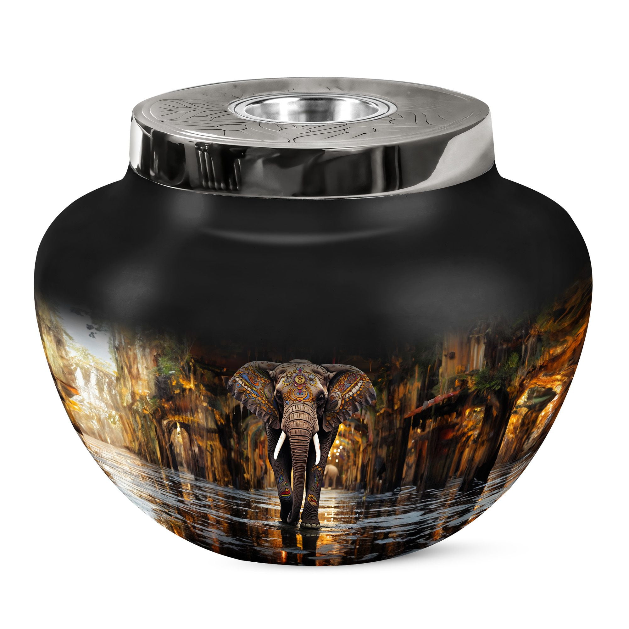 Elephant Urn - Urn Adult Human Ashes - Urns For Human Ashes Adult Man ...