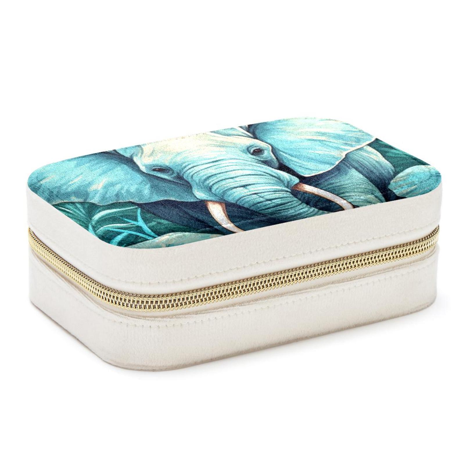 Elephant Velvet Portable Jewelry Stand with Removable Compartment ...