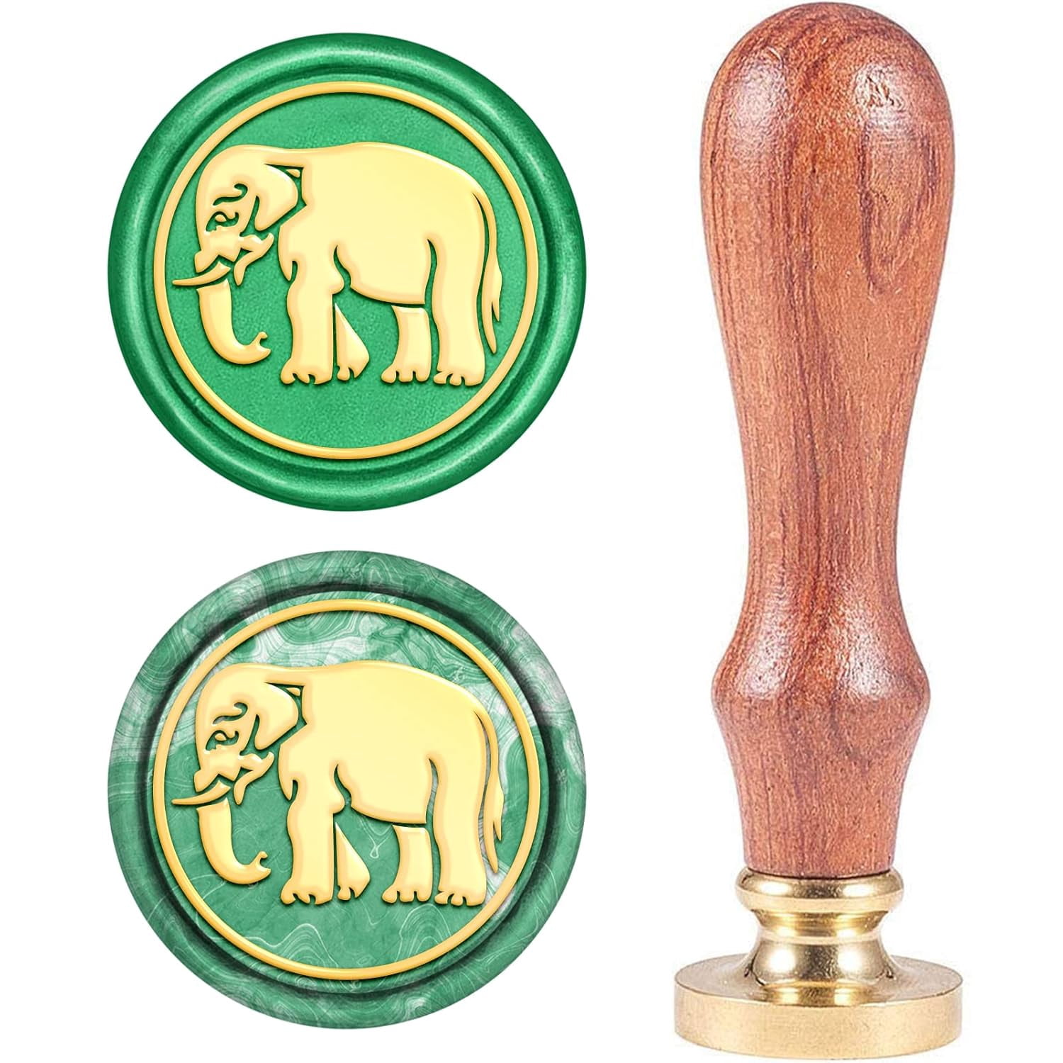 Elephant Wax Seal Stamp Animal Vintage Sealing Wax Stamps Retro 25mm ...