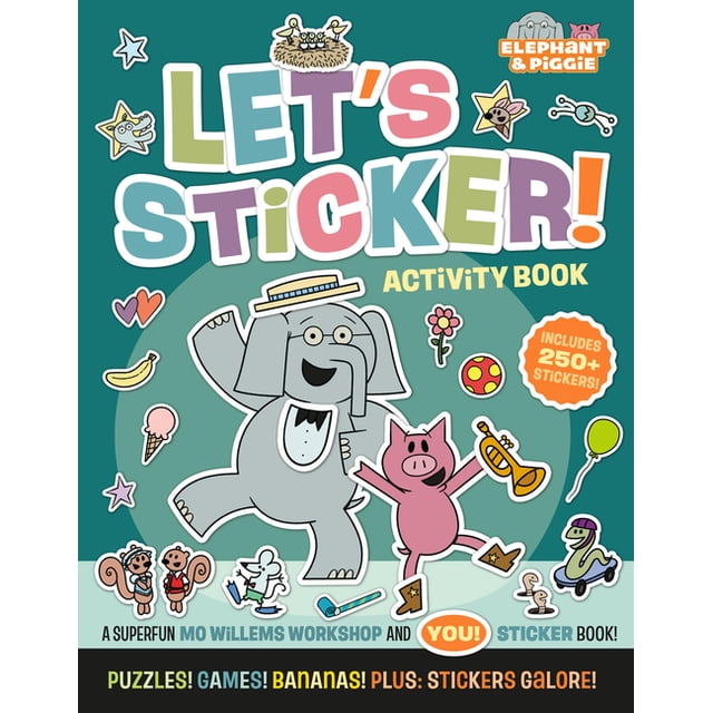 Elephant & Piggie Elephant & Piggie: Let's Sticker! (Paperback ...