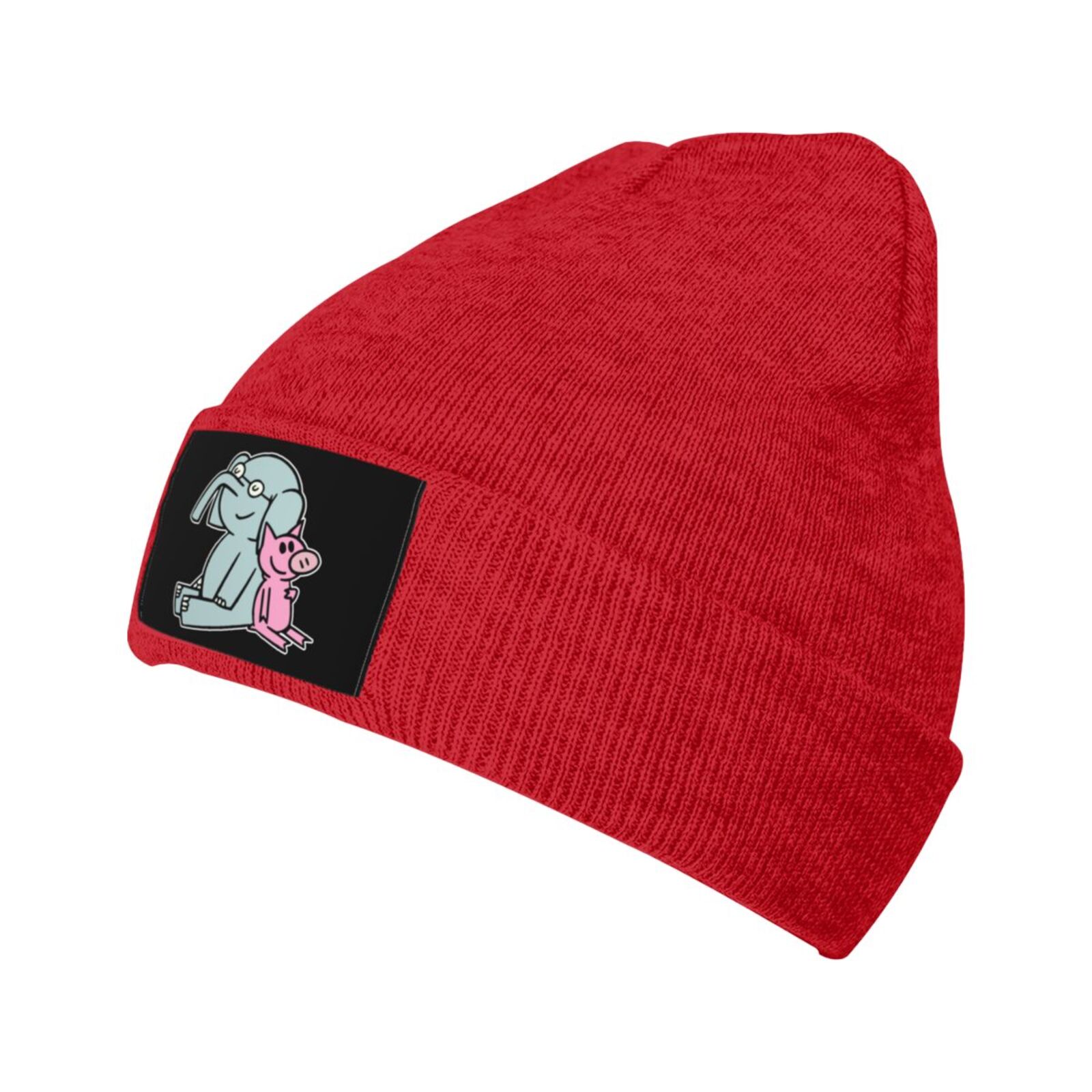 Elephant and Piggie Beanie for Men Women Slouchy Beanie Hats Winter ...