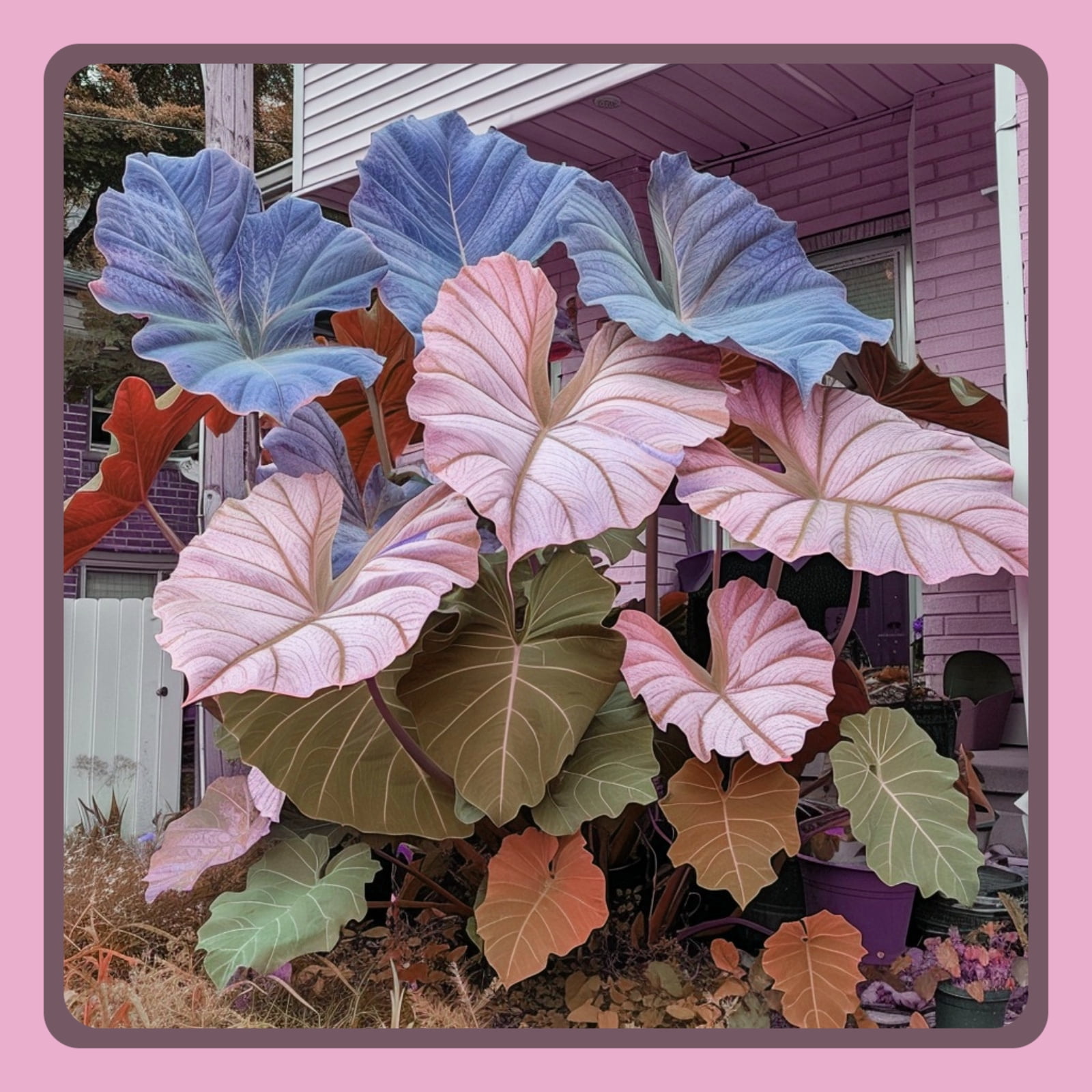 Elephant ear, Bright home garden decoration,Full of Mystery,Bloom Year After Year - Walmart.com