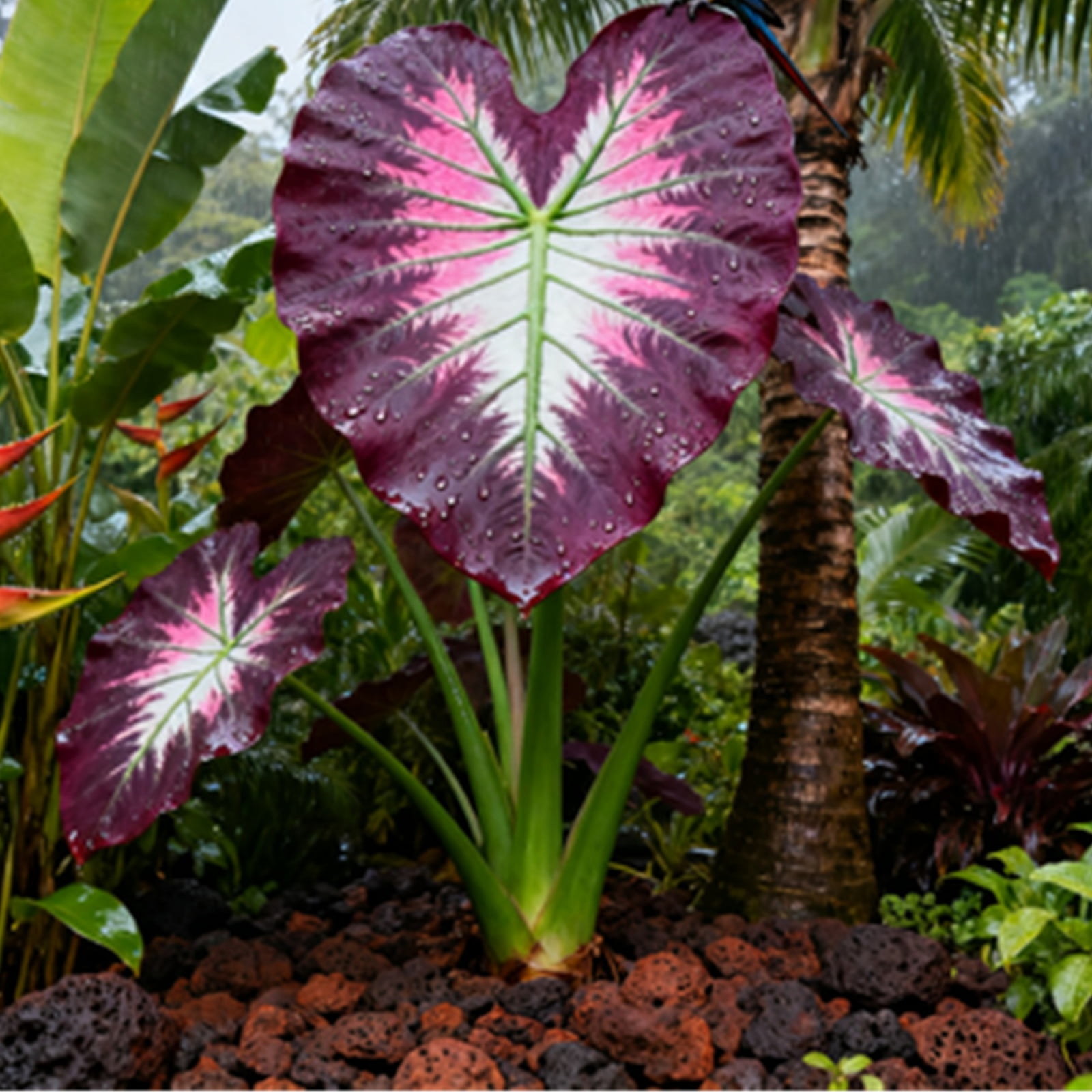 Elephant ear-Bulbs-for Planting Bulk Style Garden Stake for Outdoor ...