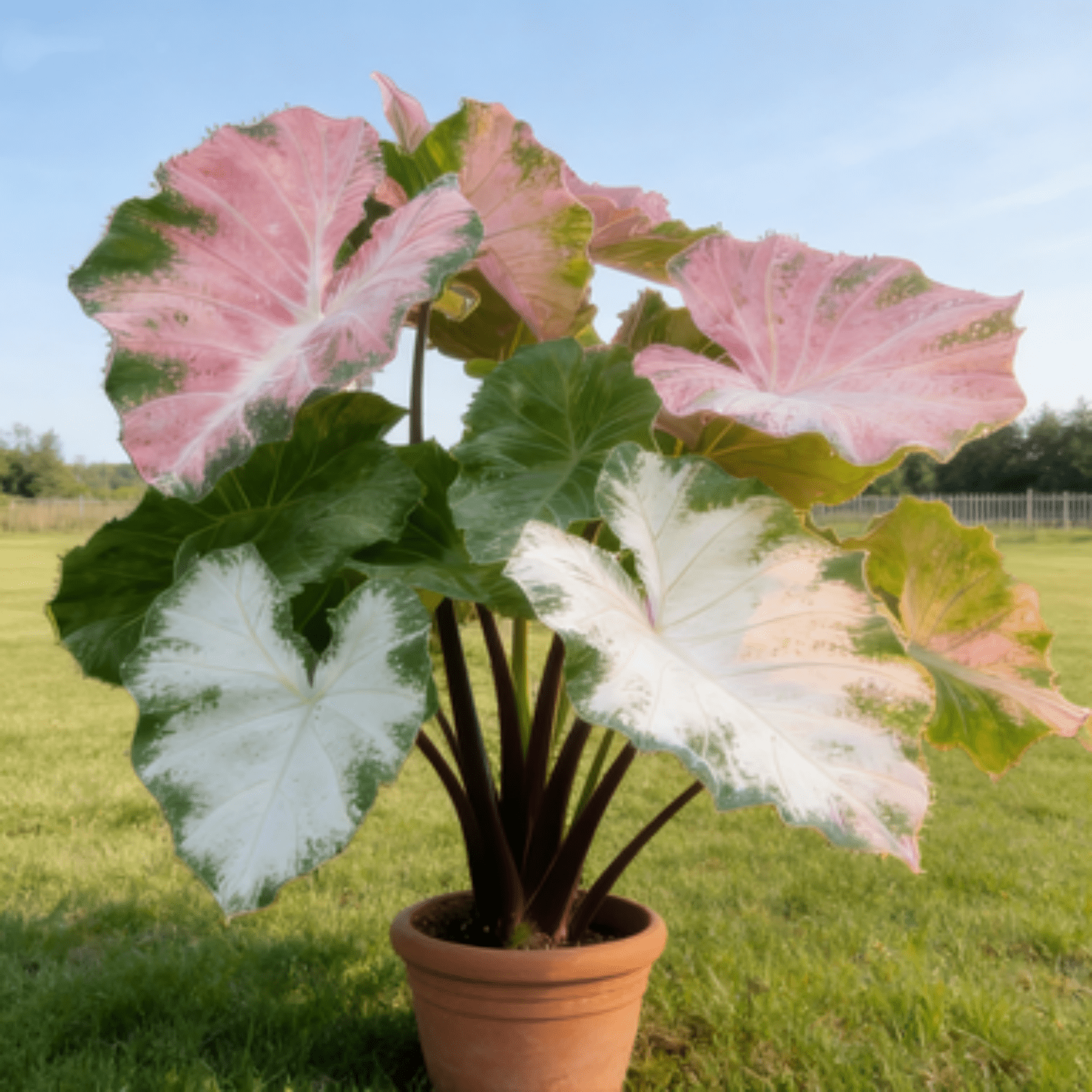 Elephant ear-Bulbs-for Planting Style Garden Stake for Outdoor ...
