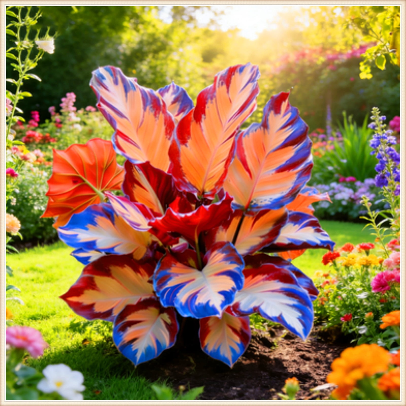 Elephant ear-Bulbs-for Planting Style Garden Stake for Outdoor ...