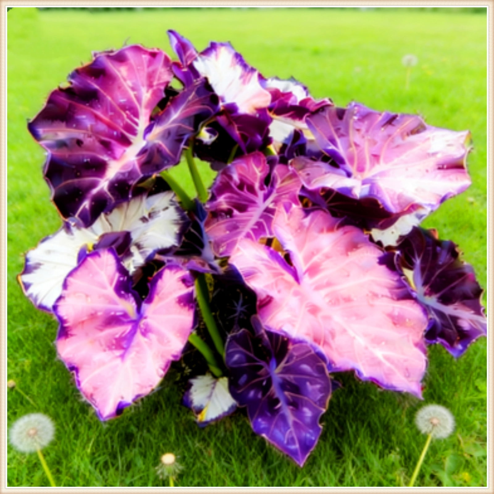 Elephant ear-Bulbs-for Planting Style Garden Stake for Outdoor ...