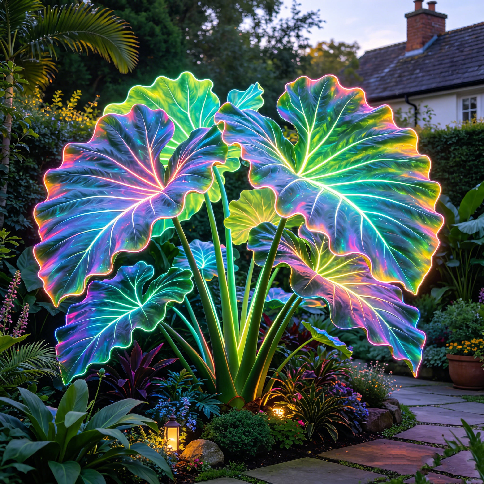 Elephant ear -Tall and Upright Cold-Resistant Suitable for Garden Decor ...