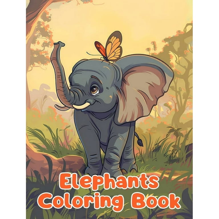 cute coloring pages of elephants
