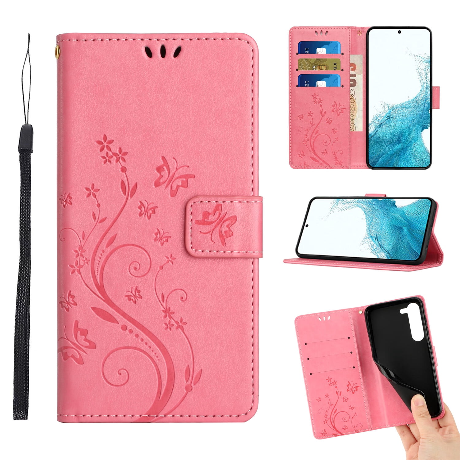 Elepower Muti-Functional Cover for Galaxu S23 6.1" 2023, PU Leather ...