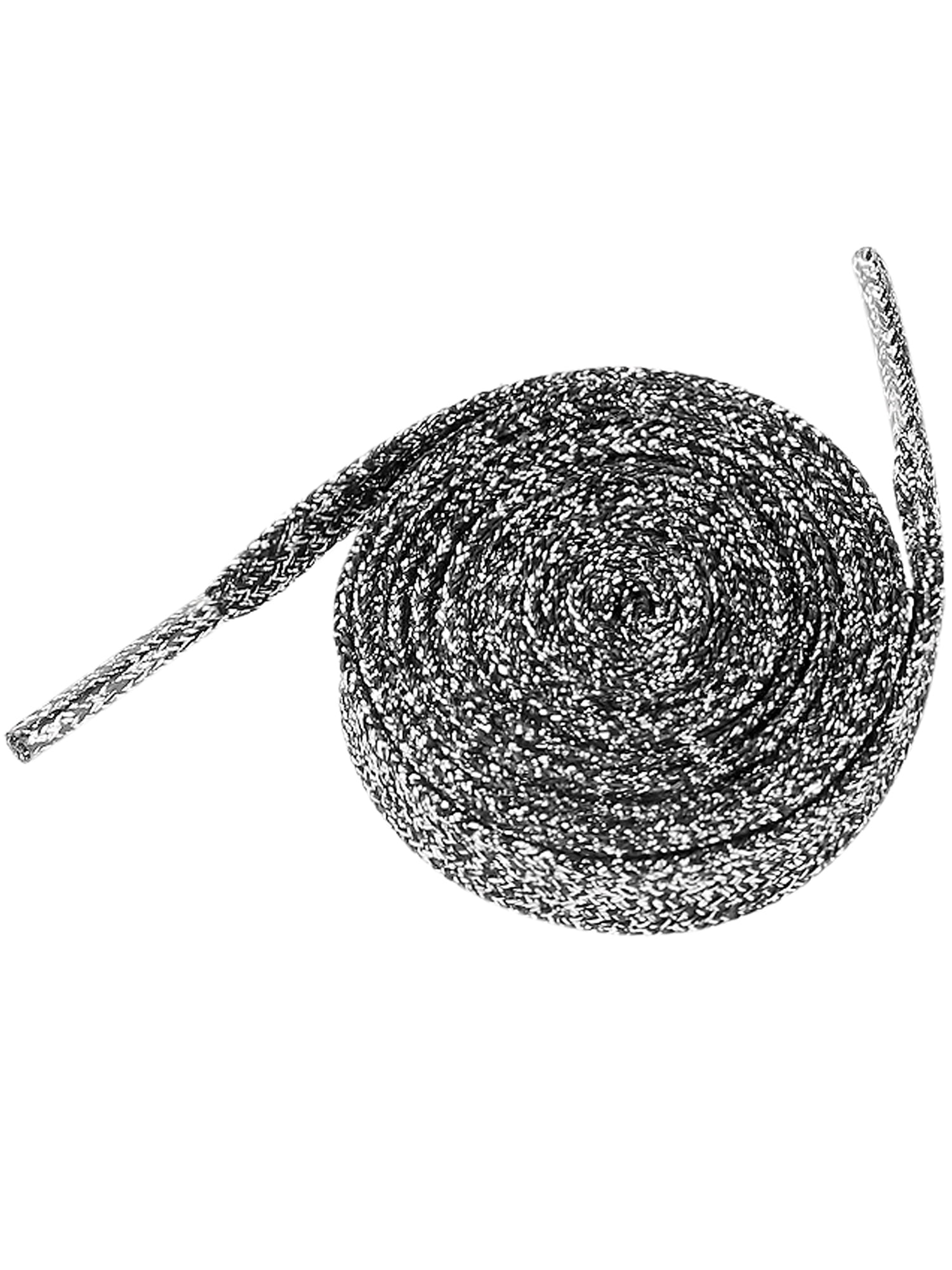 Elerevyo 1 Pair Glitter Shiny Metallic Flat Shoelaces, Colorful Sequin ...