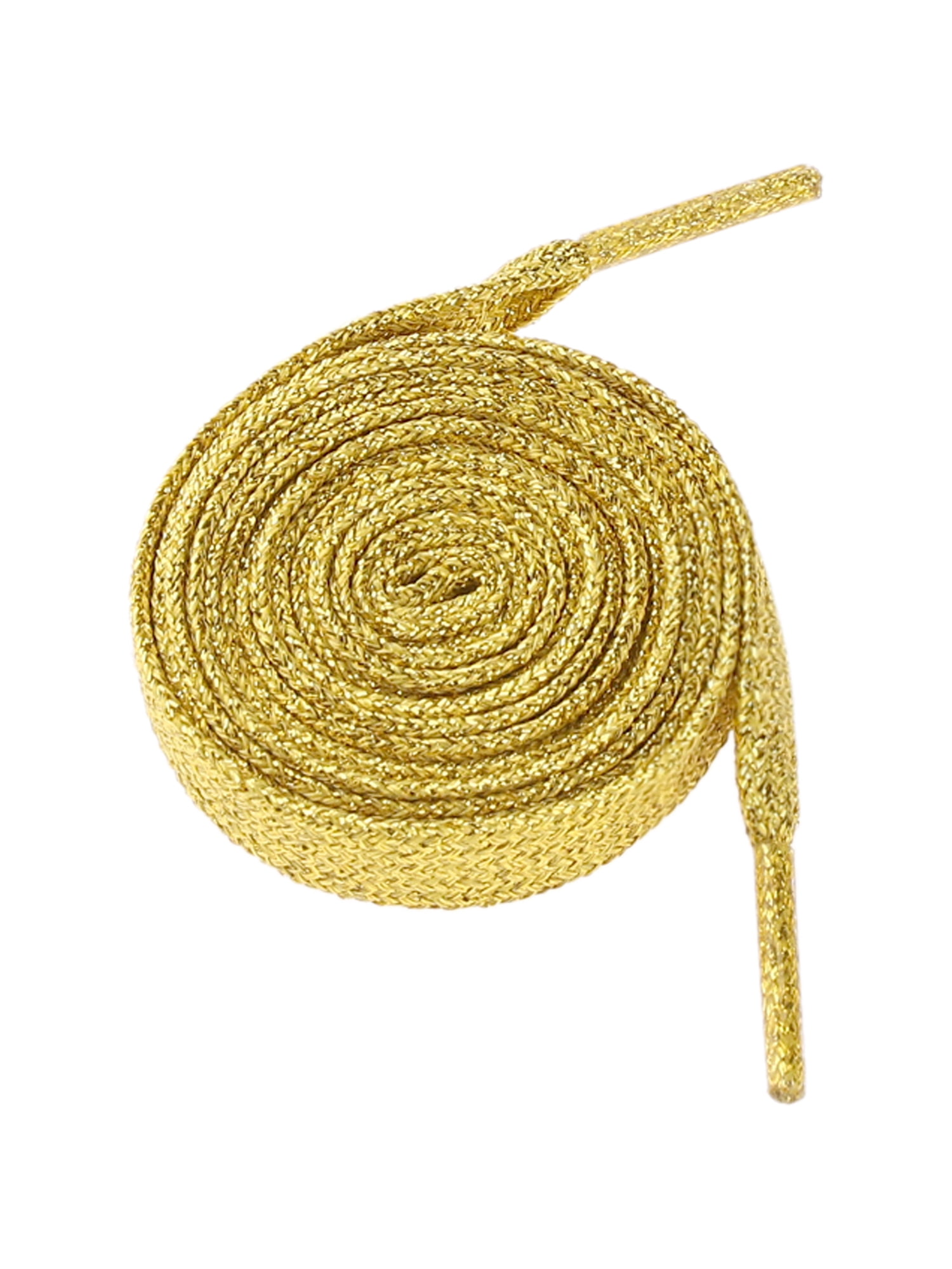 Elerevyo 1 Pair Glitter Shiny Metallic Flat Shoelaces, Colorful Sequin Sparkling Shoestrings ...