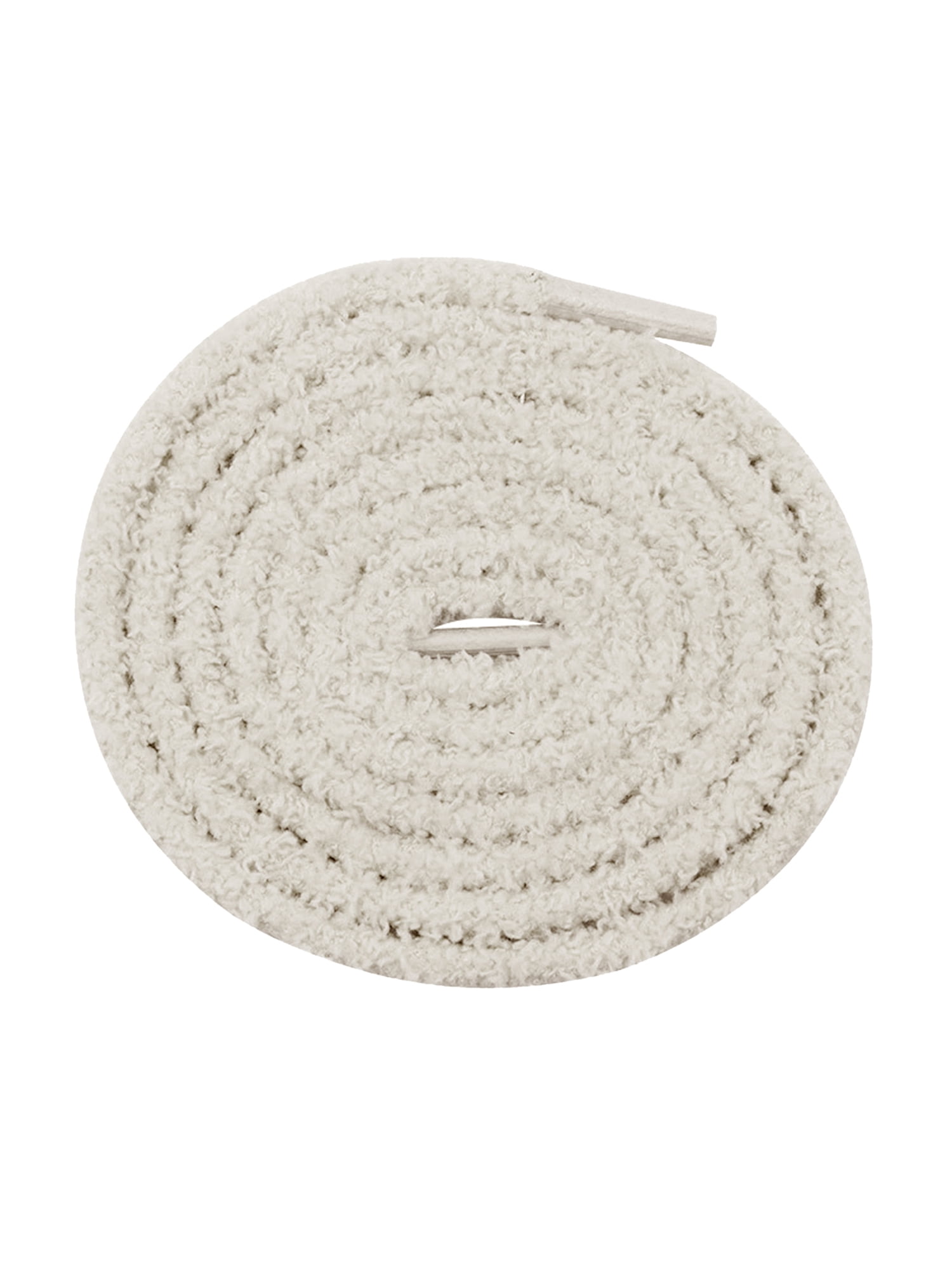 INSPIRE CHIC 1 Pair Round Fuzzy Shoe Laces for Sneakers, 0.28'' Fluffy ...