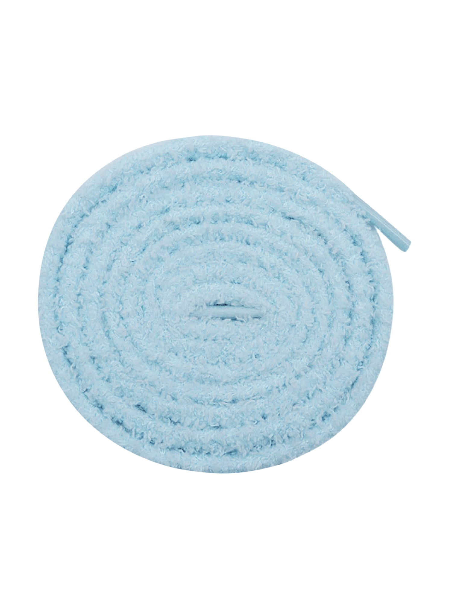 INSPIRE CHIC 1 Pair Round Fuzzy Shoe Laces for Sneakers, 0.28'' Soft ...