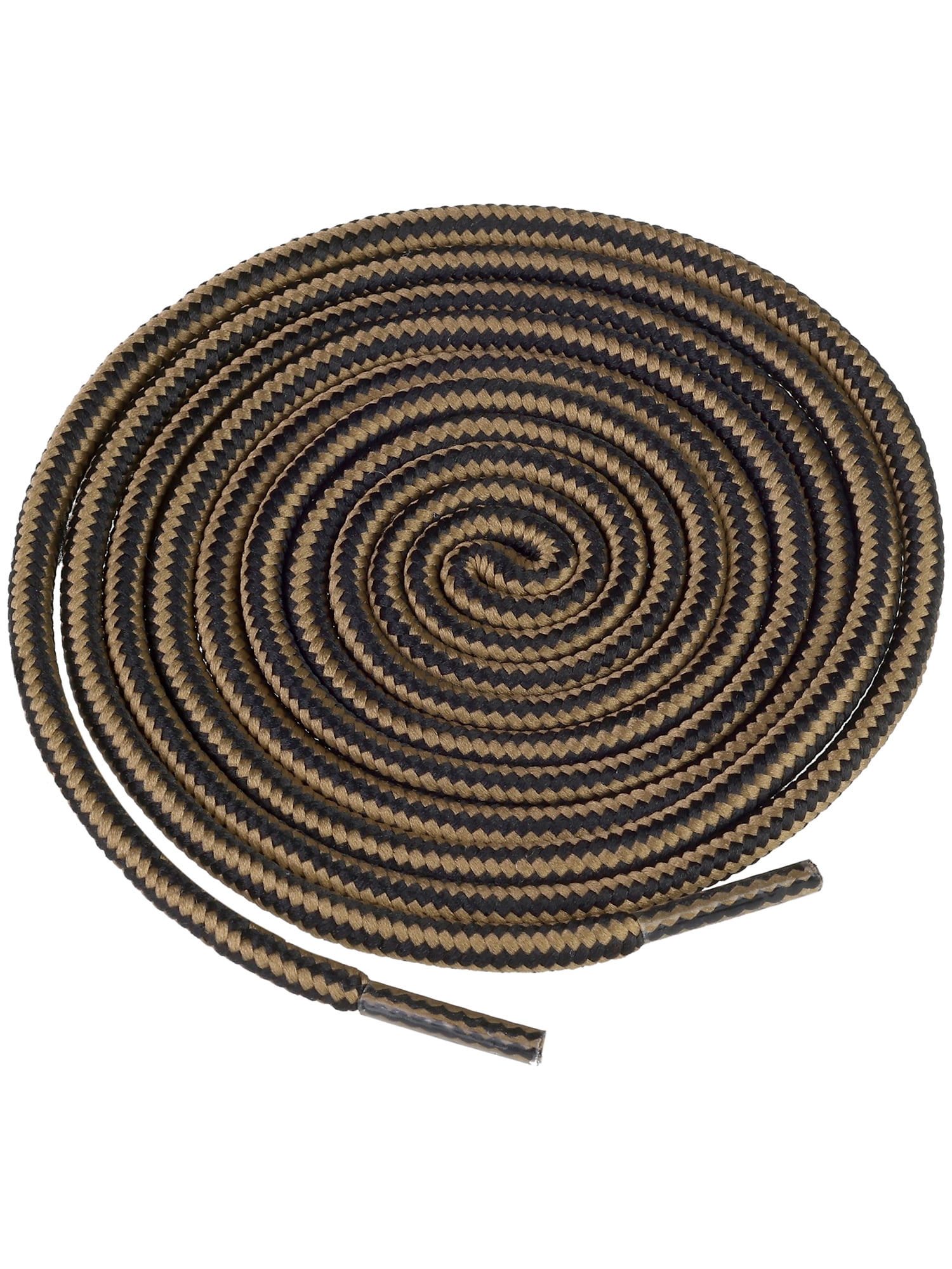 INSPIRE CHIC 1 Pair Round Rope Dual Colored Striped Shoelace Shoe ...