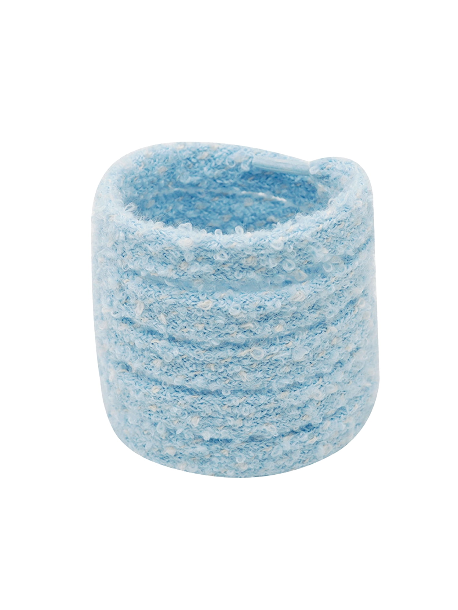 INSPIRE CHIC 2 Pairs Flat Fuzzy Shoe Laces for Sneakers, 0.61'' Fluffy ...