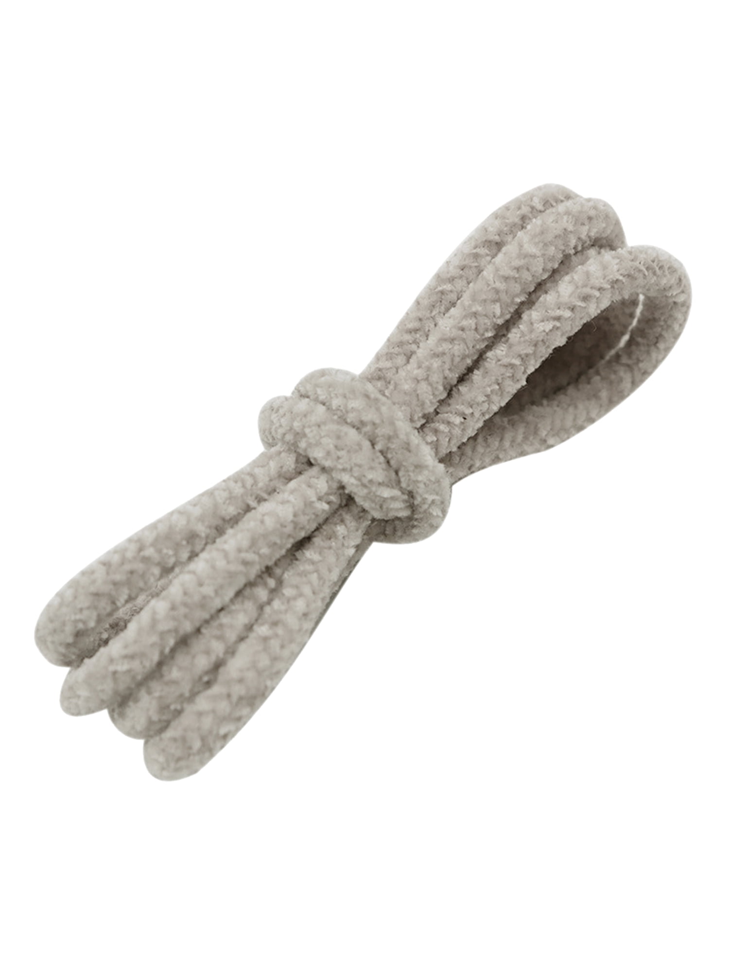 INSPIRE CHIC 2 Pairs Round Fuzzy Shoe Laces for Sneakers, Hairy Wide ...