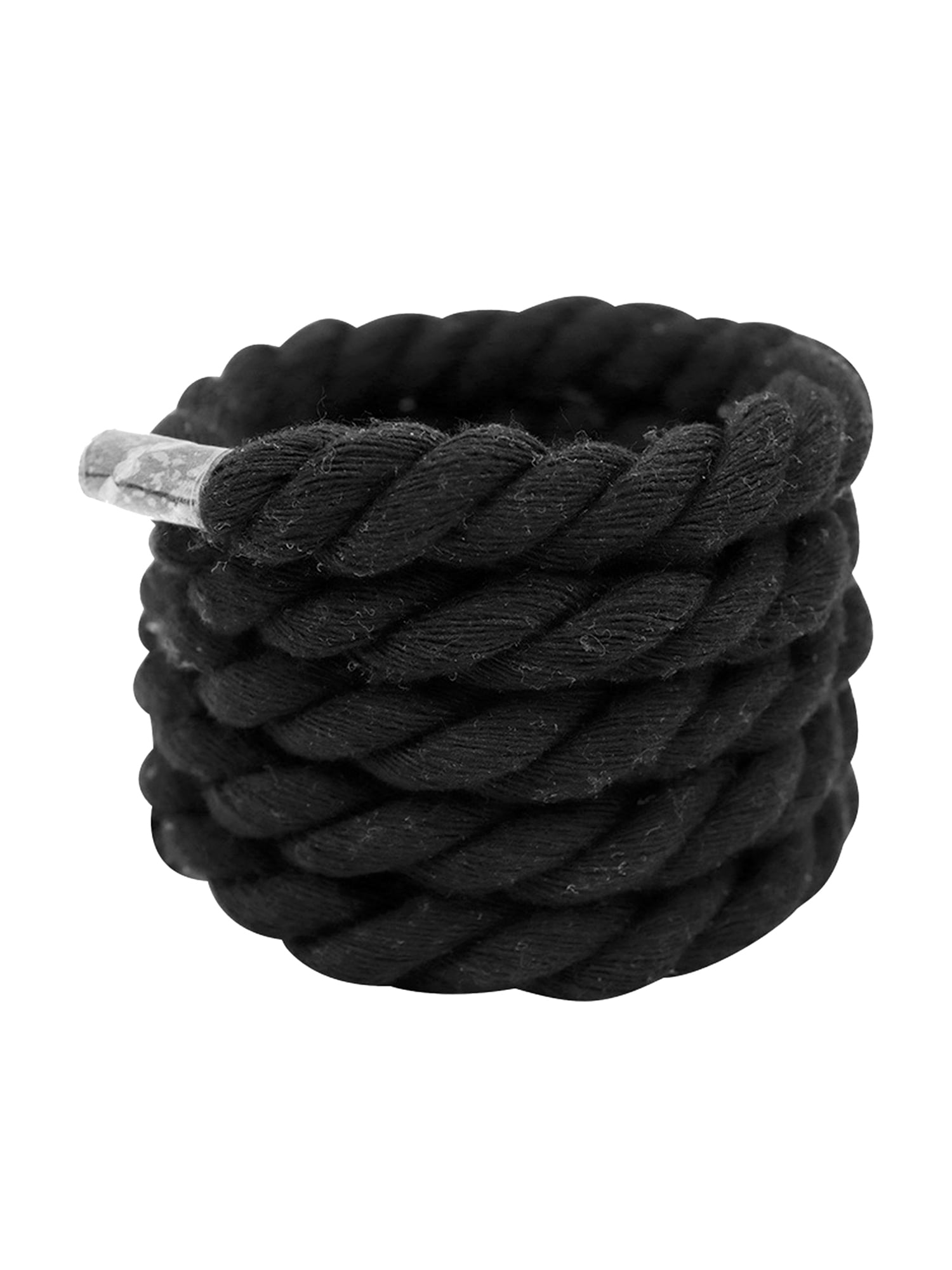 INSPIRE CHIC Chunky Rope Laces Round Hand-woven Shoe Laces Solid Color ...