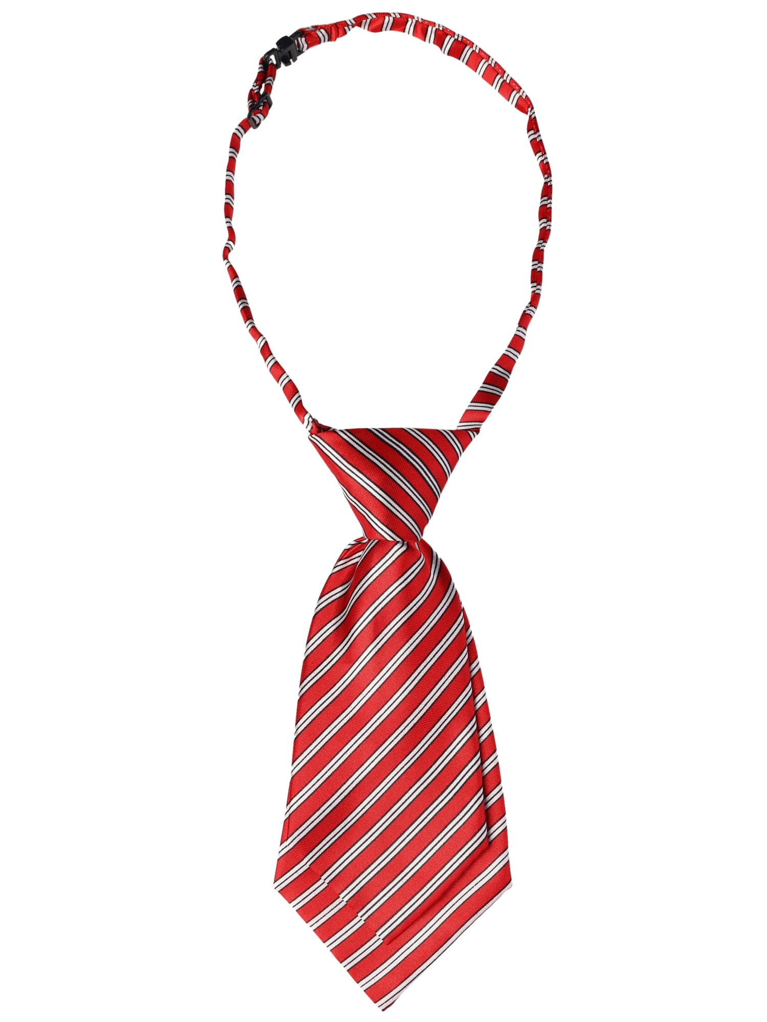 INSPIRE CHIC Cute Uniform Tie Pre-tied Striped Short Ties for Women ...