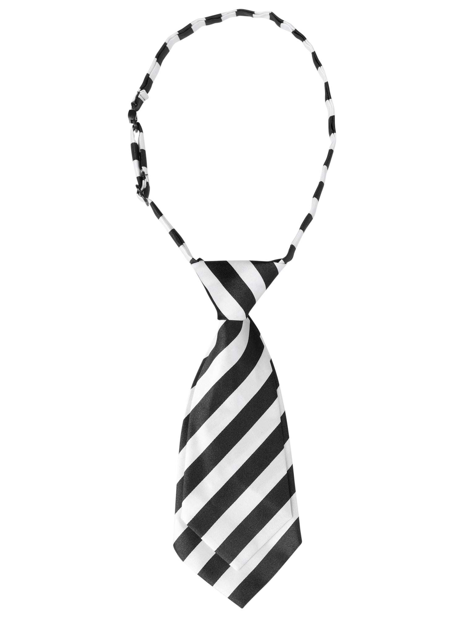 INSPIRE CHIC Cute Uniform Tie Pre-tied Striped Short Ties for Women ...