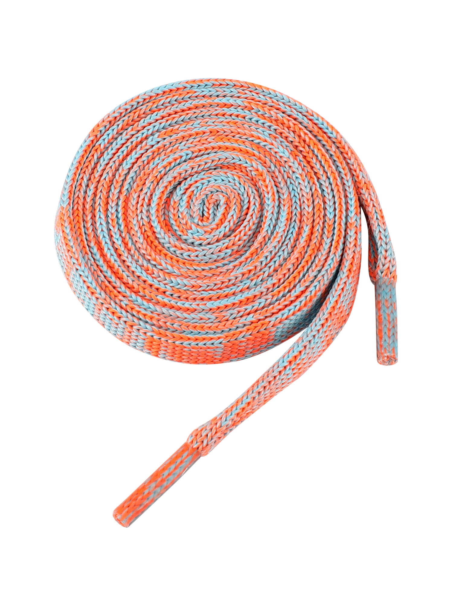 Elerevyo Flat Colorful Shoelaces Gradient Colors Shoe Laces for Sneakers 2 Pairs 180cm/70.87 ...