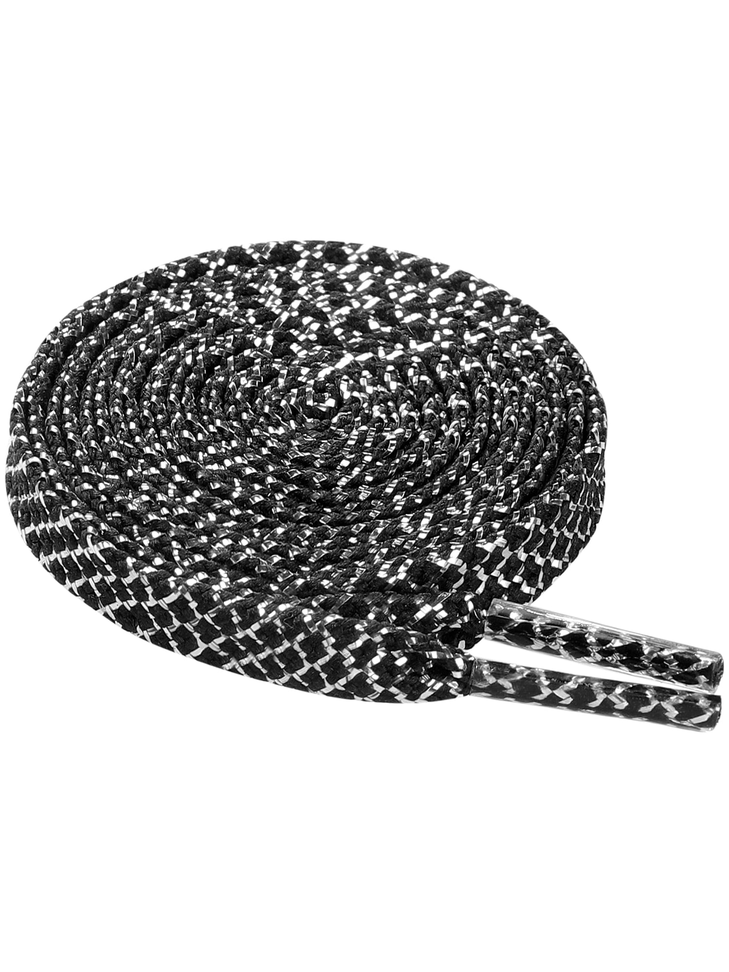 INSPIRE CHIC Metallic Sparkly Checkered Flat Wide Thick Shoelaces for ...