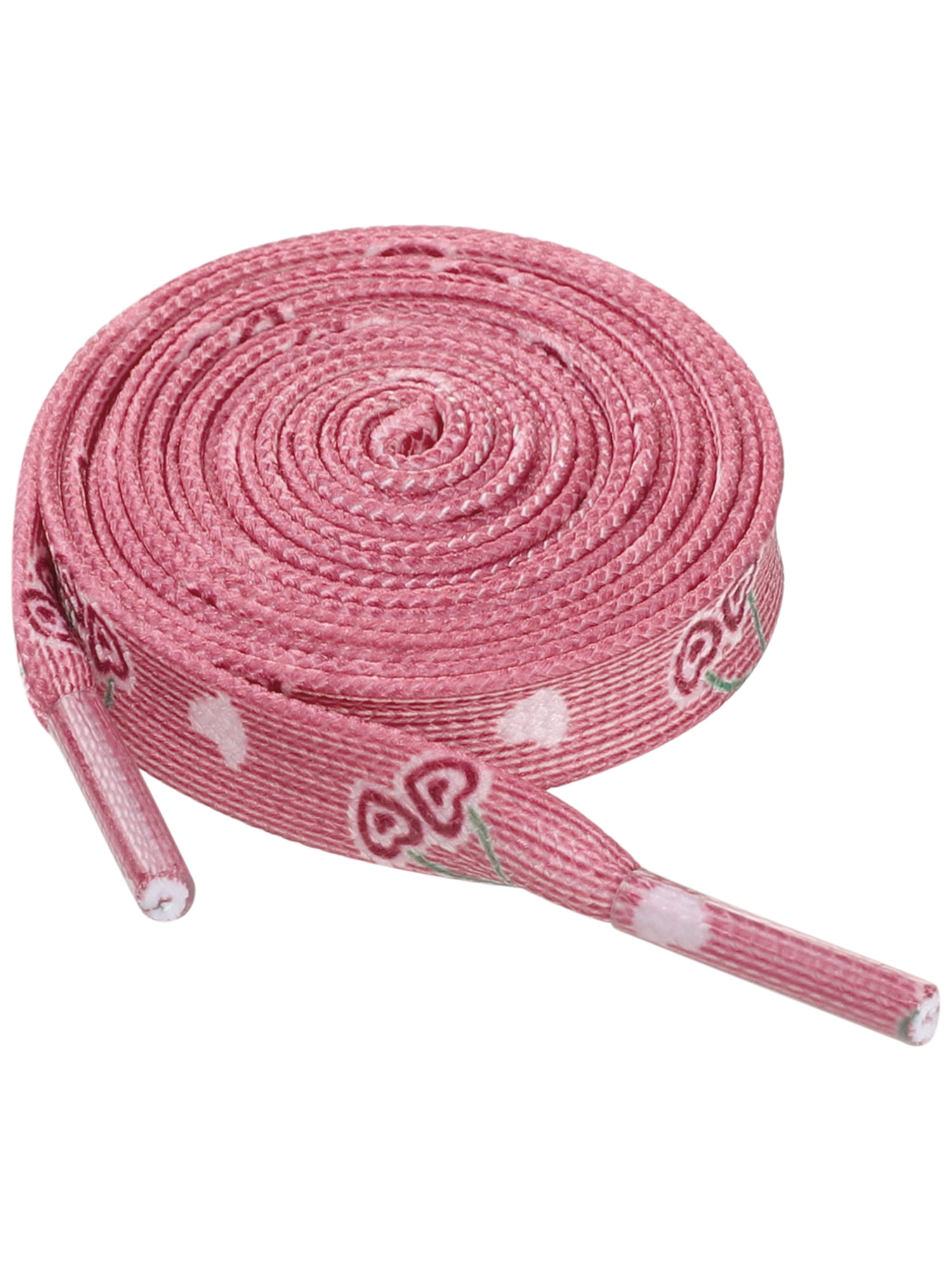 INSPIRE CHIC Unisex Heart Printed Shoelaces Cute Flat Shoe Laces ...