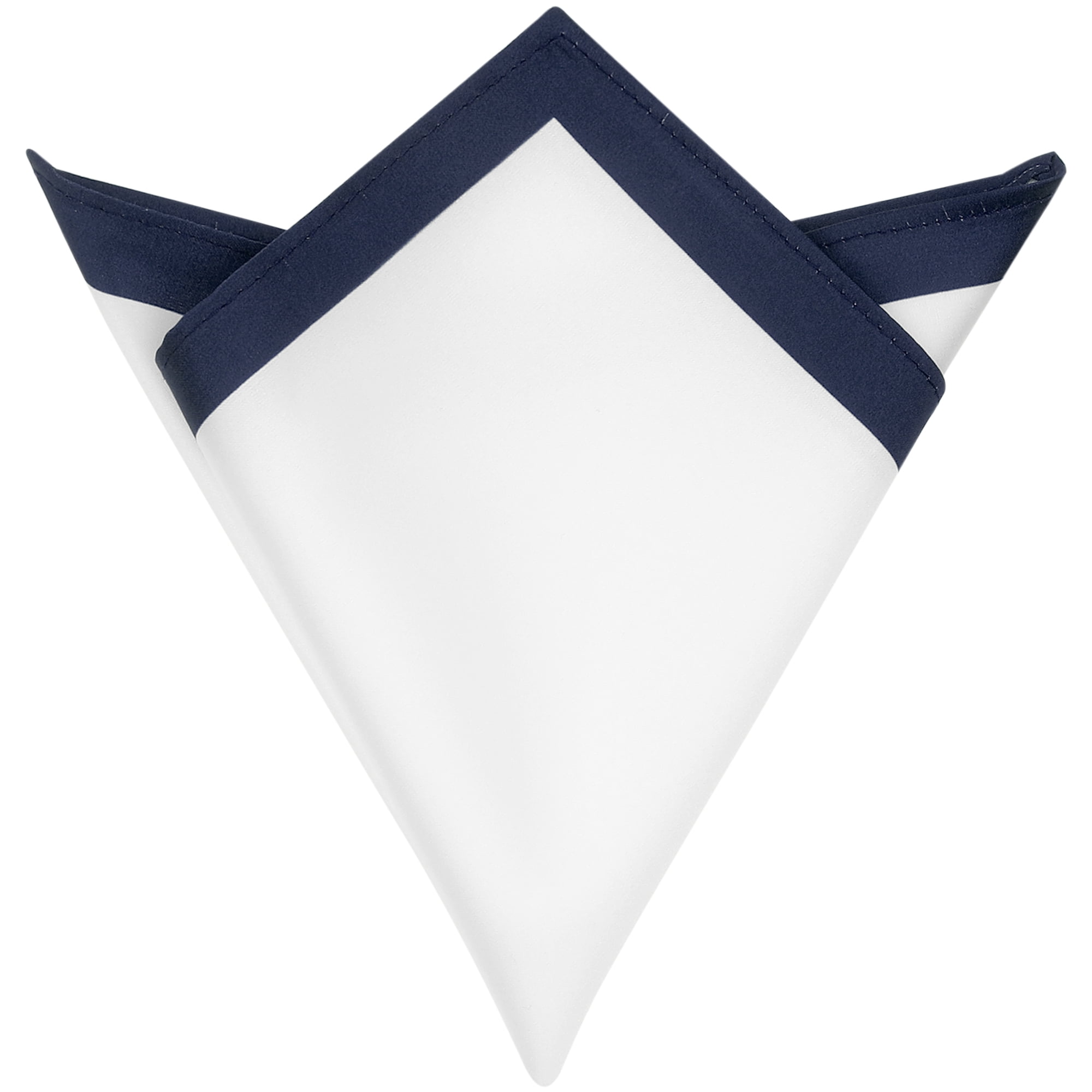 Elerevyo Men's Color Block Lightweight White Pocket Squares for Formal ...