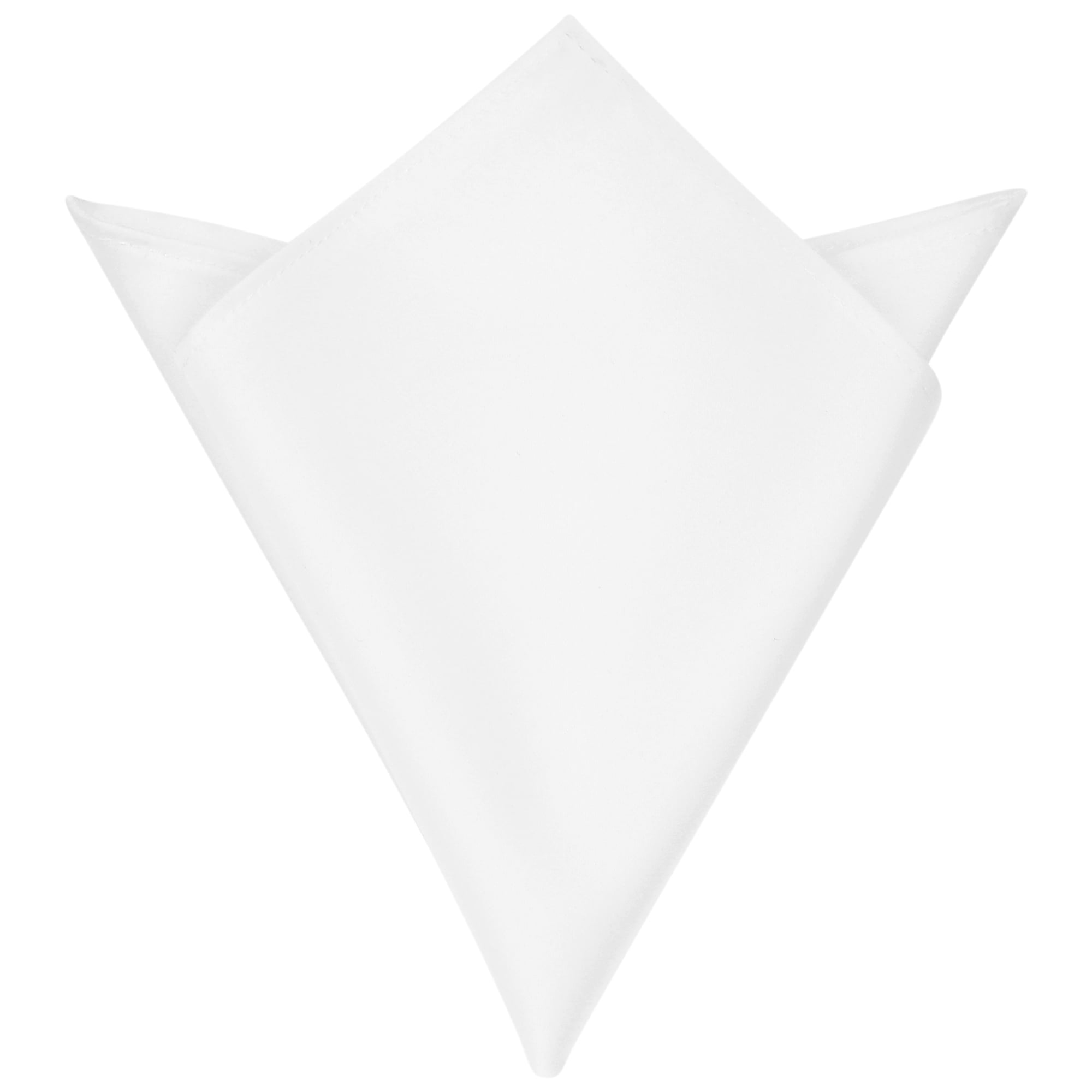 Elerevyo Men's Color Block Lightweight White Pocket Squares for Formal ...