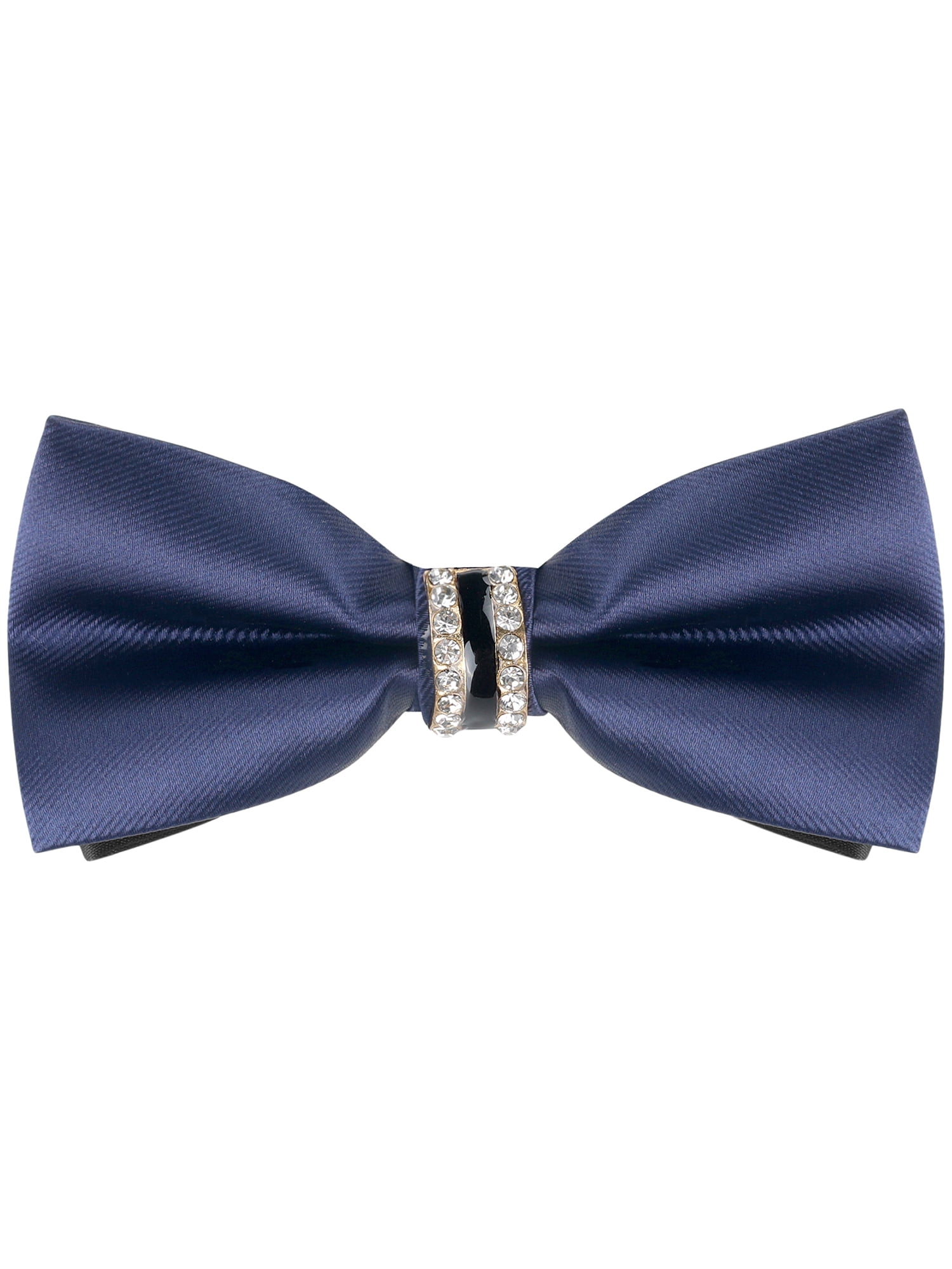 INSPIRE CHIC Mens Pre-tied Bowtie Rhinestone Decor Sparkly Bow Ties for ...