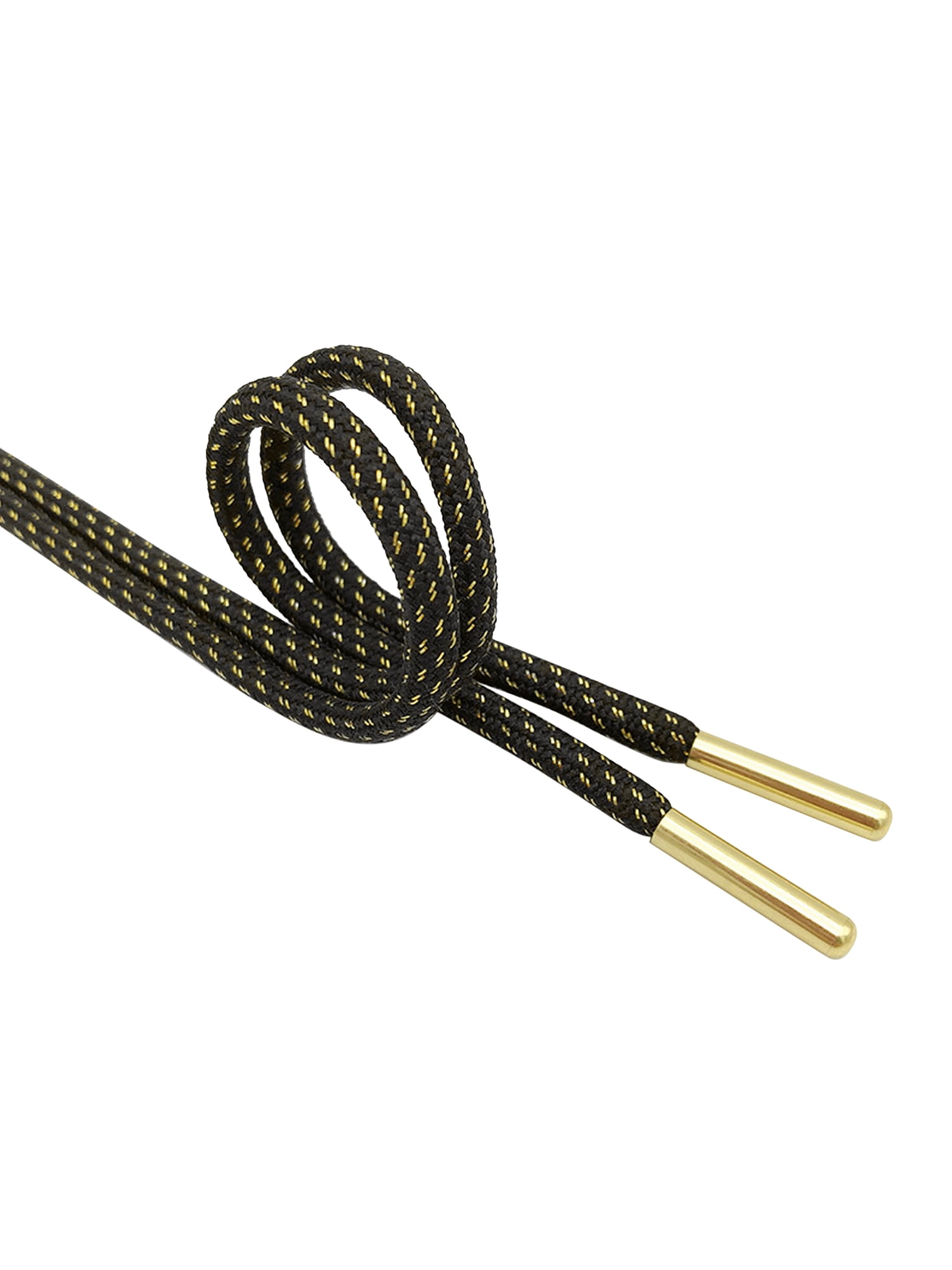 INSPIRE CHIC Round Metallic Shoelaces with Metal Tips for Athletic ...