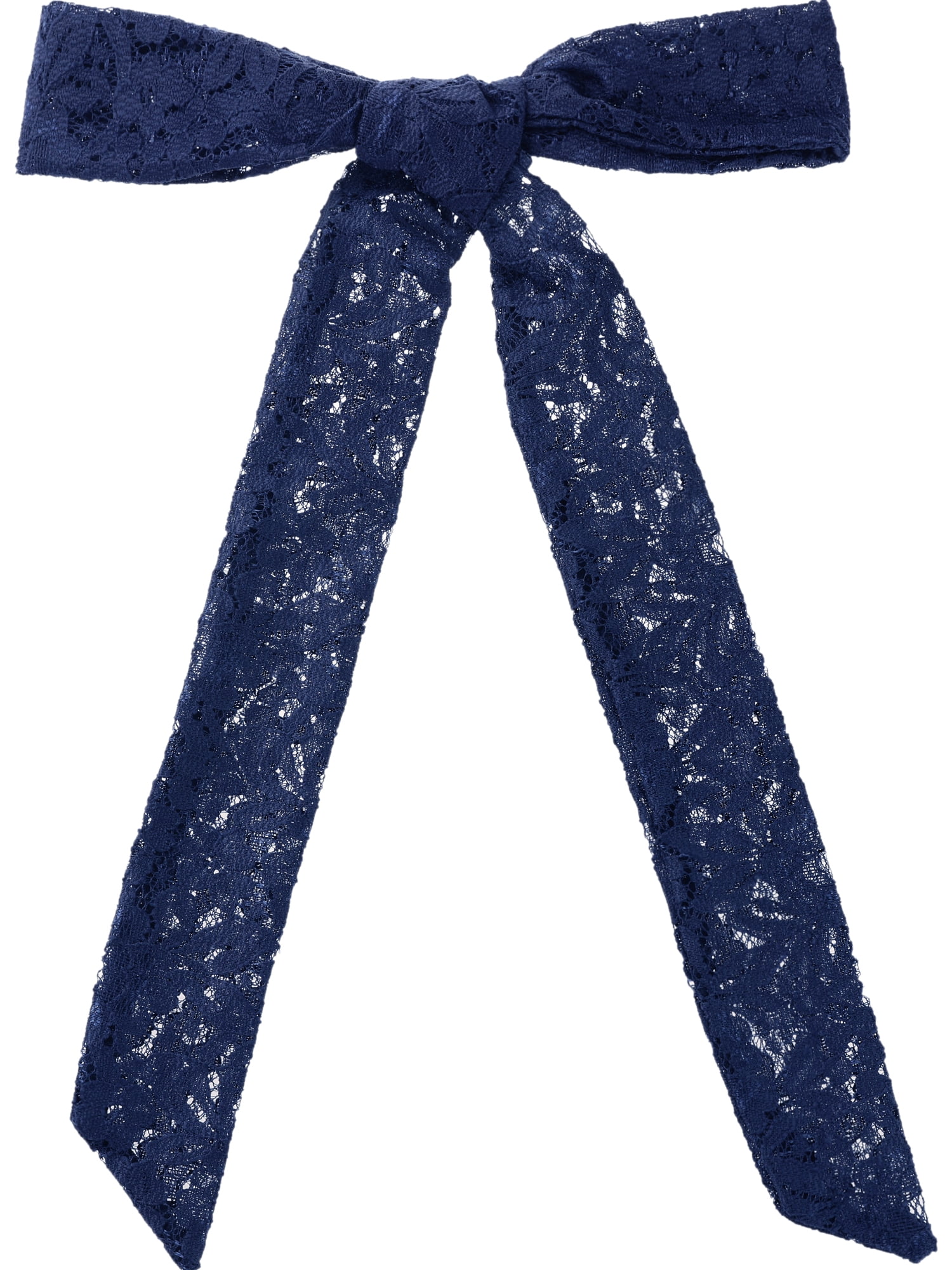 Elerevyo Women Lace Scarves Solid Skinny Long Ribbon Hair Band Neck ...