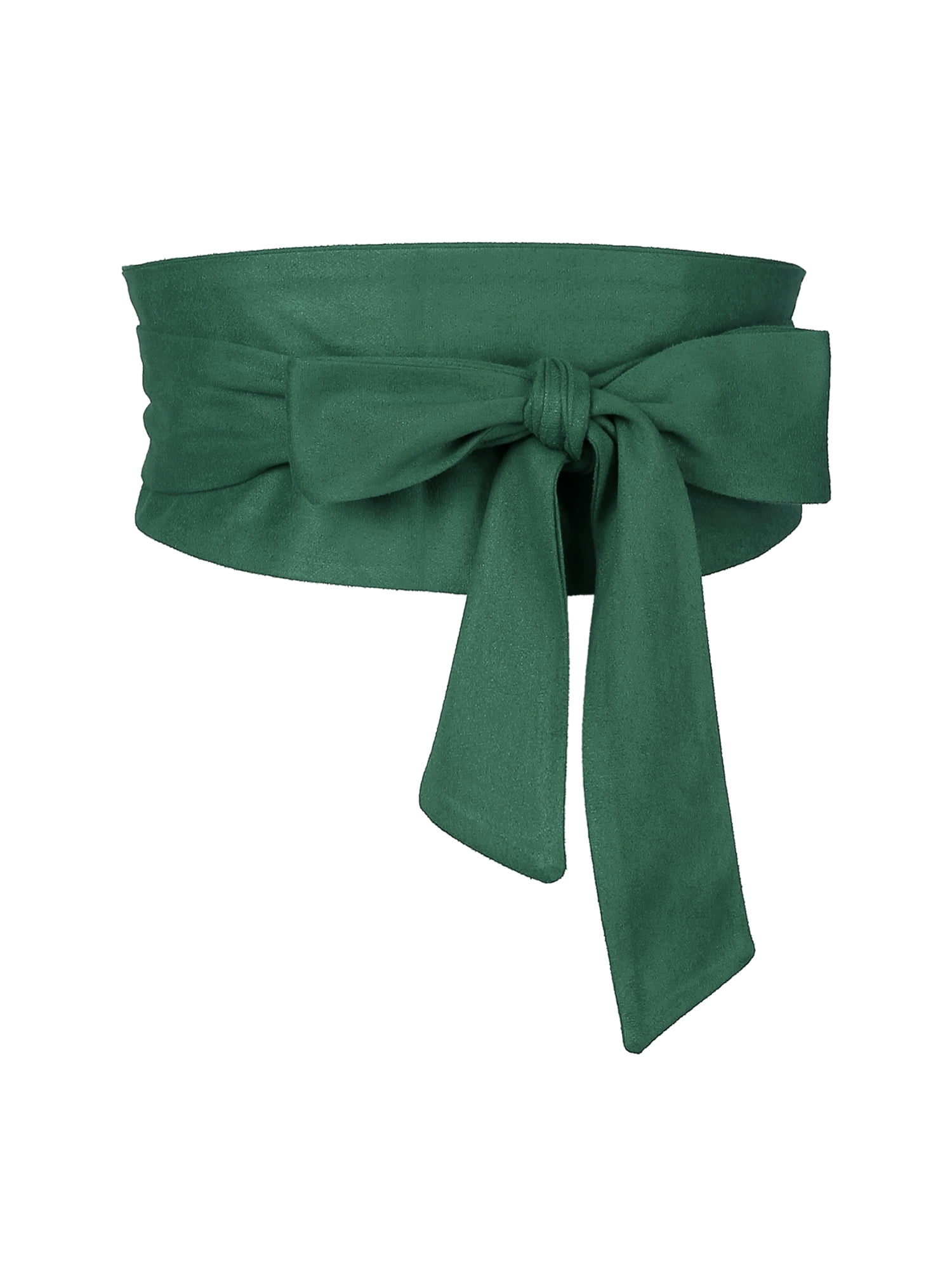 INSPIRE CHIC Women Plus Size Solid Obi Belt, Bowknot Self Tie Wrap Wide ...
