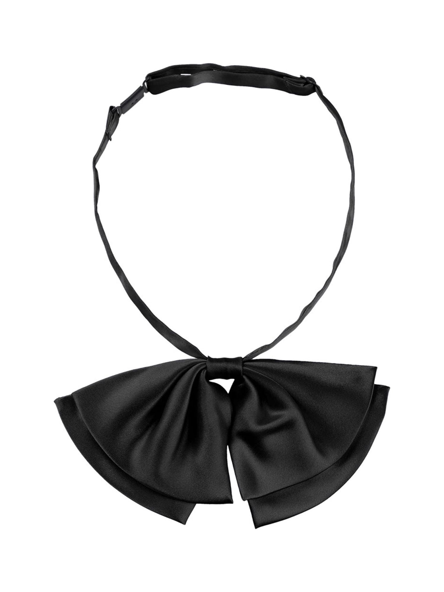 Elerevyo Women's Adjustable Pre-Tied Neck Ties Bow Ties for Casual ...