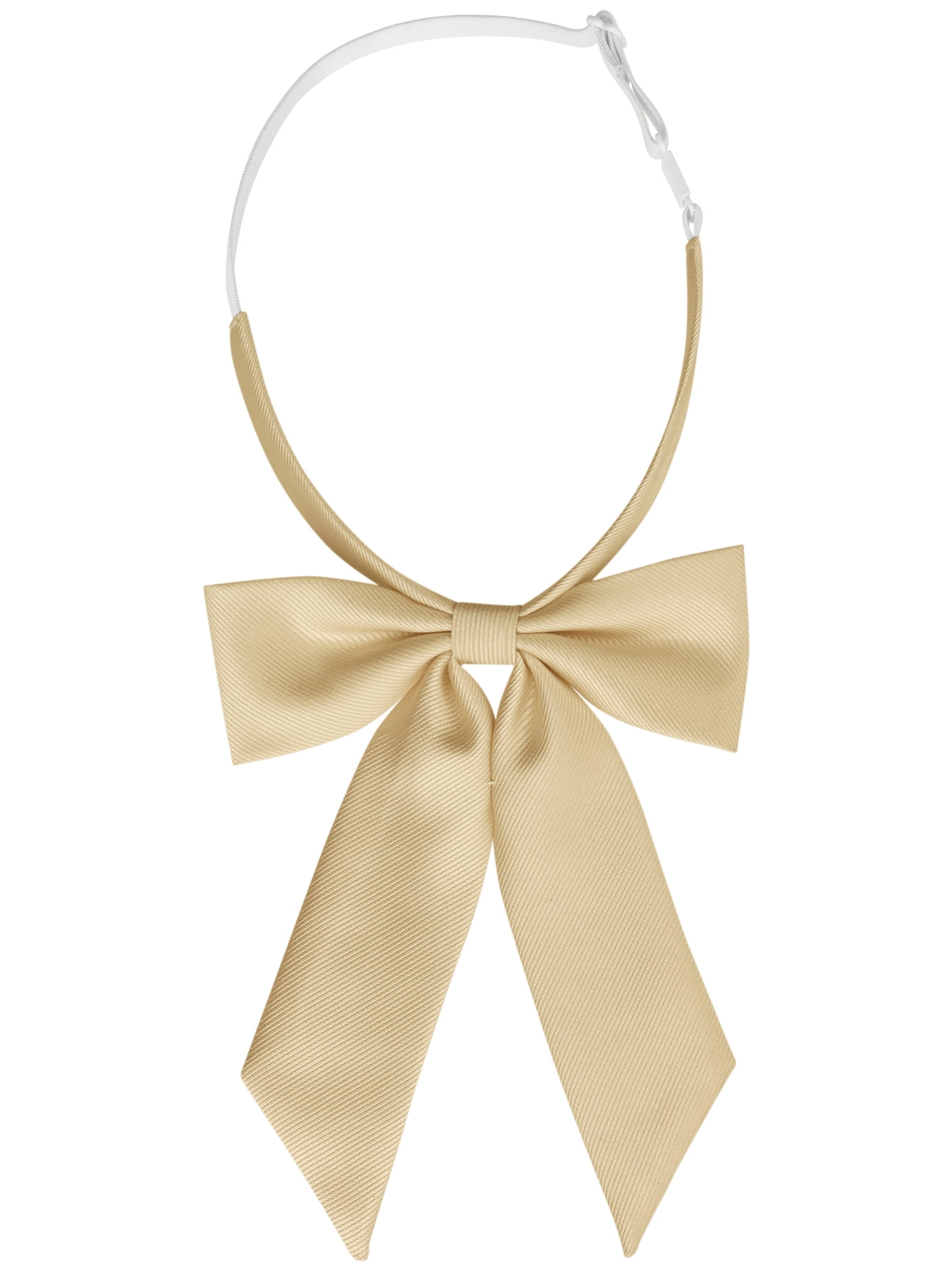 INSPIRE CHIC Women's Bow Tie Solid Color Western Ribbon Pre-Tied Bowtie ...