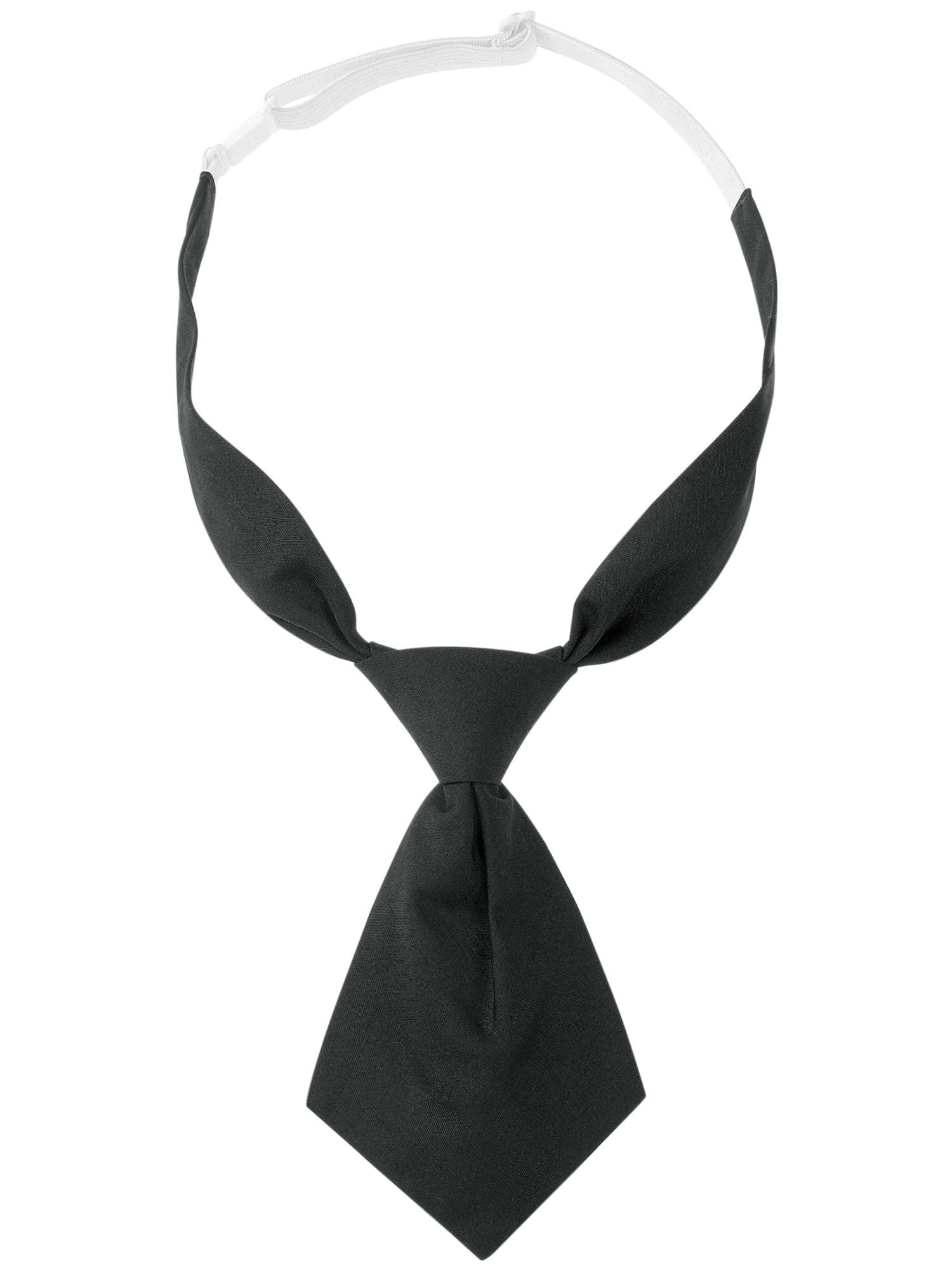 INSPIRE CHIC Women's Pre-tied Short Ties Solid Color Small Tie for ...