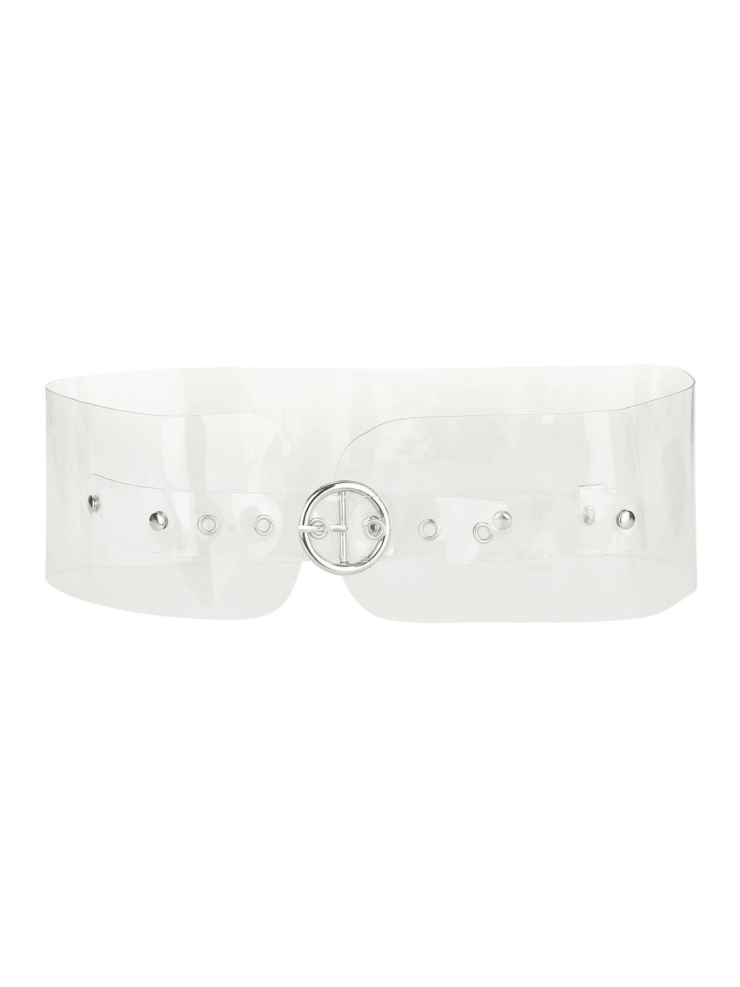 Elerevyo Womens Clear Waist Belts for Dresses Wide Transparent belts ...