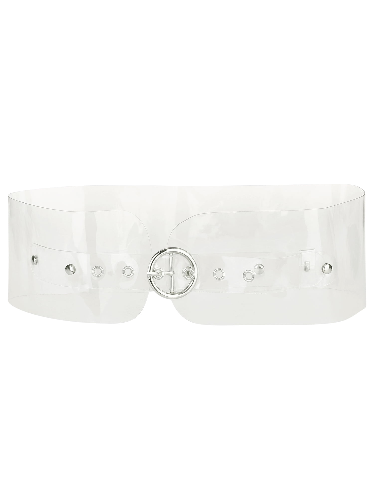 INSPIRE CHIC Women's Clear Waist Belts for Dresses Wide Transparent ...