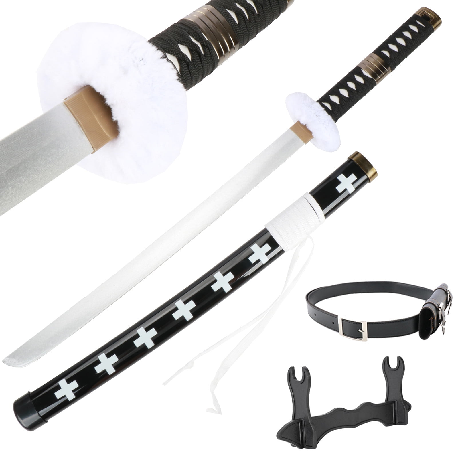 Elervino 31 inches Bamboo Wooden Sword Doctor Law White - Walmart ...