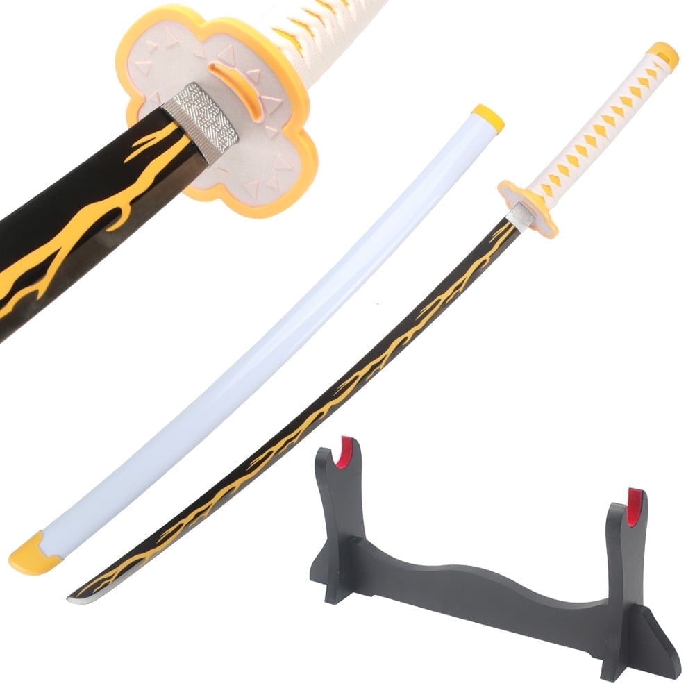 Elervino 41 inches Agatsuma Zenitsu Sword Real Metal - Walmart.com