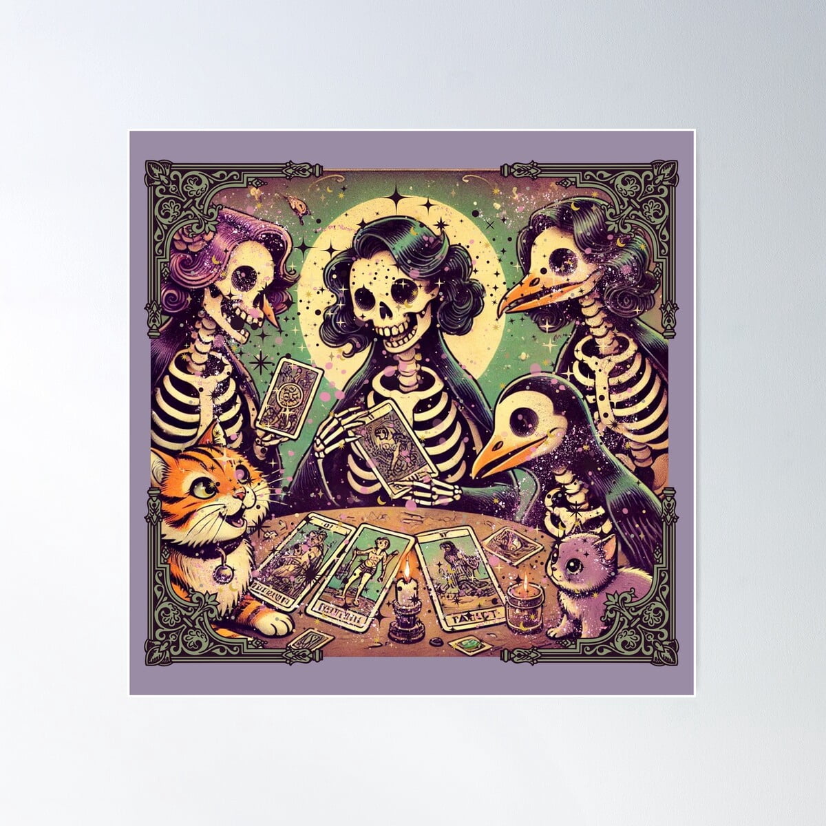 Elestial Divination Gathering Poster Wall Art, Modern Wall Decor For ...