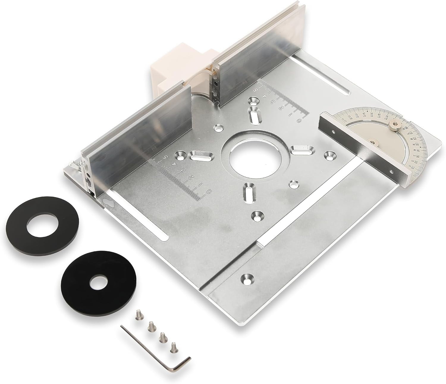 Elestoria Aluminum Router Table Insert Plate | Router Flip Plate for ...