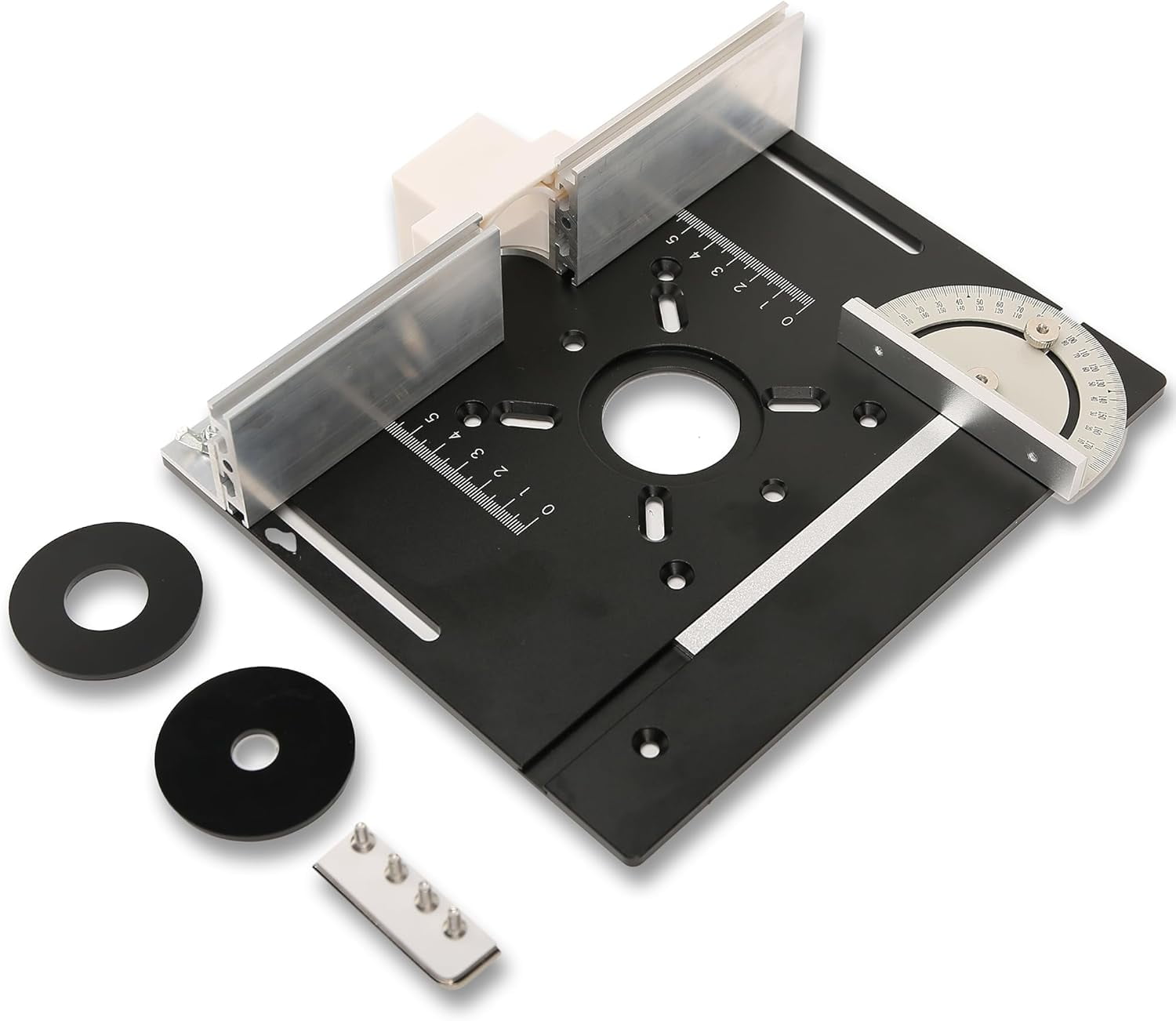 Elestoria Aluminum Router Table Insert Plate | Router Flip Plate for ...