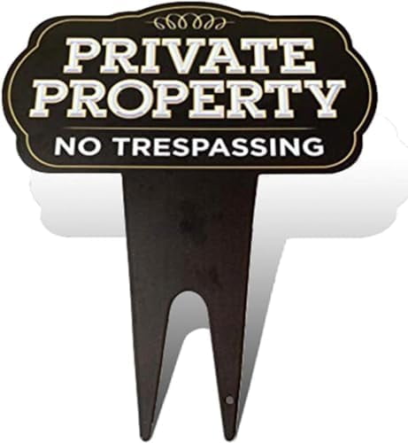 Eletina private property no trespassing sign,Authority ultra reflective ...