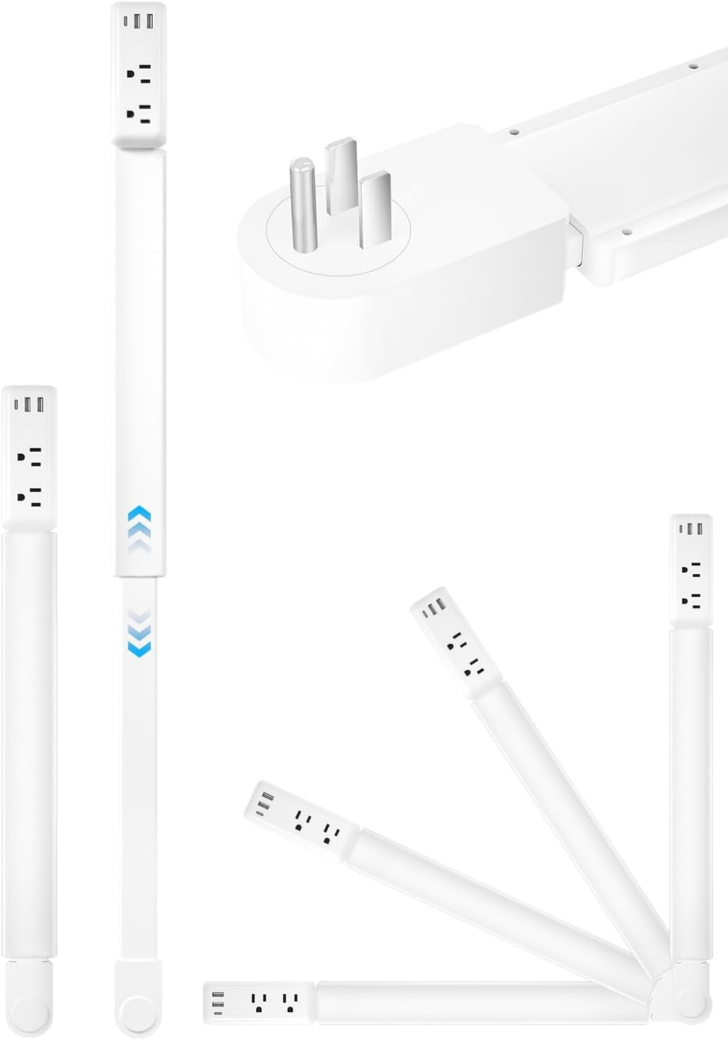Eletrical Outlet Extender Stick 22"-34" Vertical Power Socket Expander ...