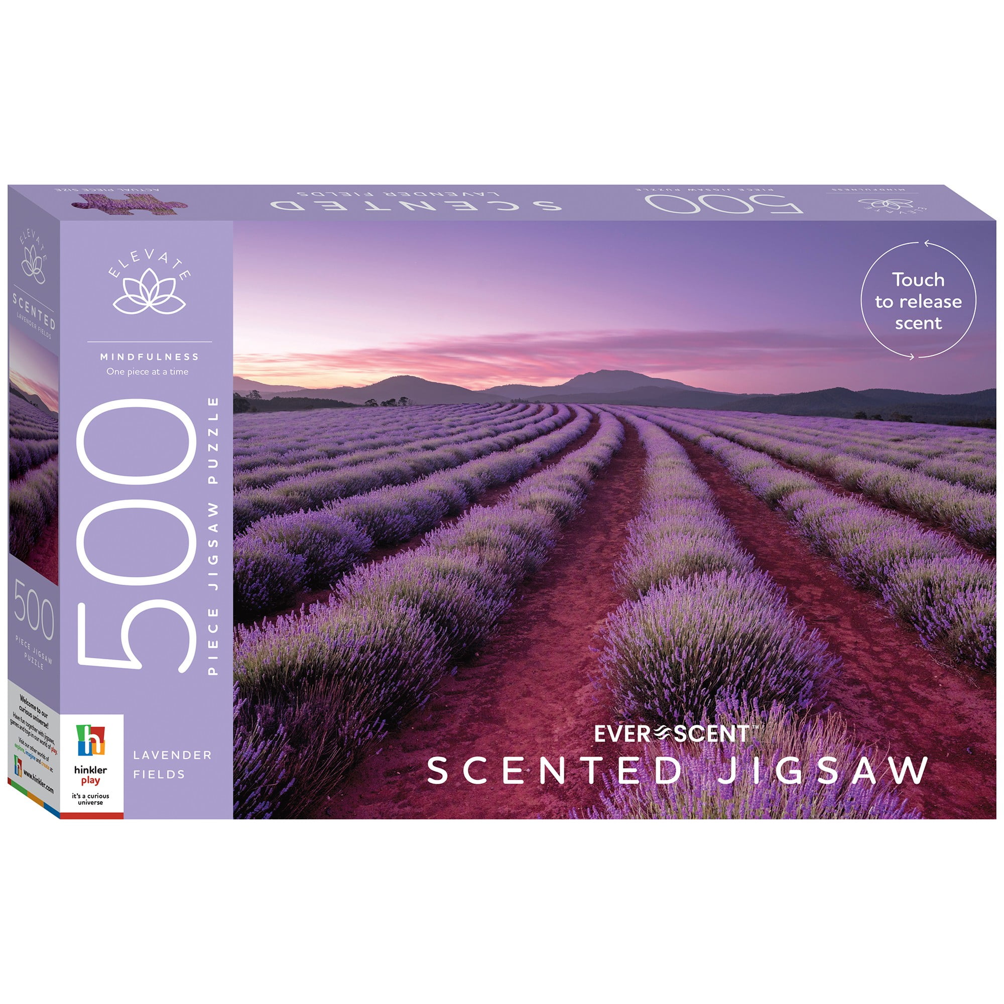 Elevate 500-Piece Scented Jigsaw Puzzle - Lavender Fields - Walmart.com