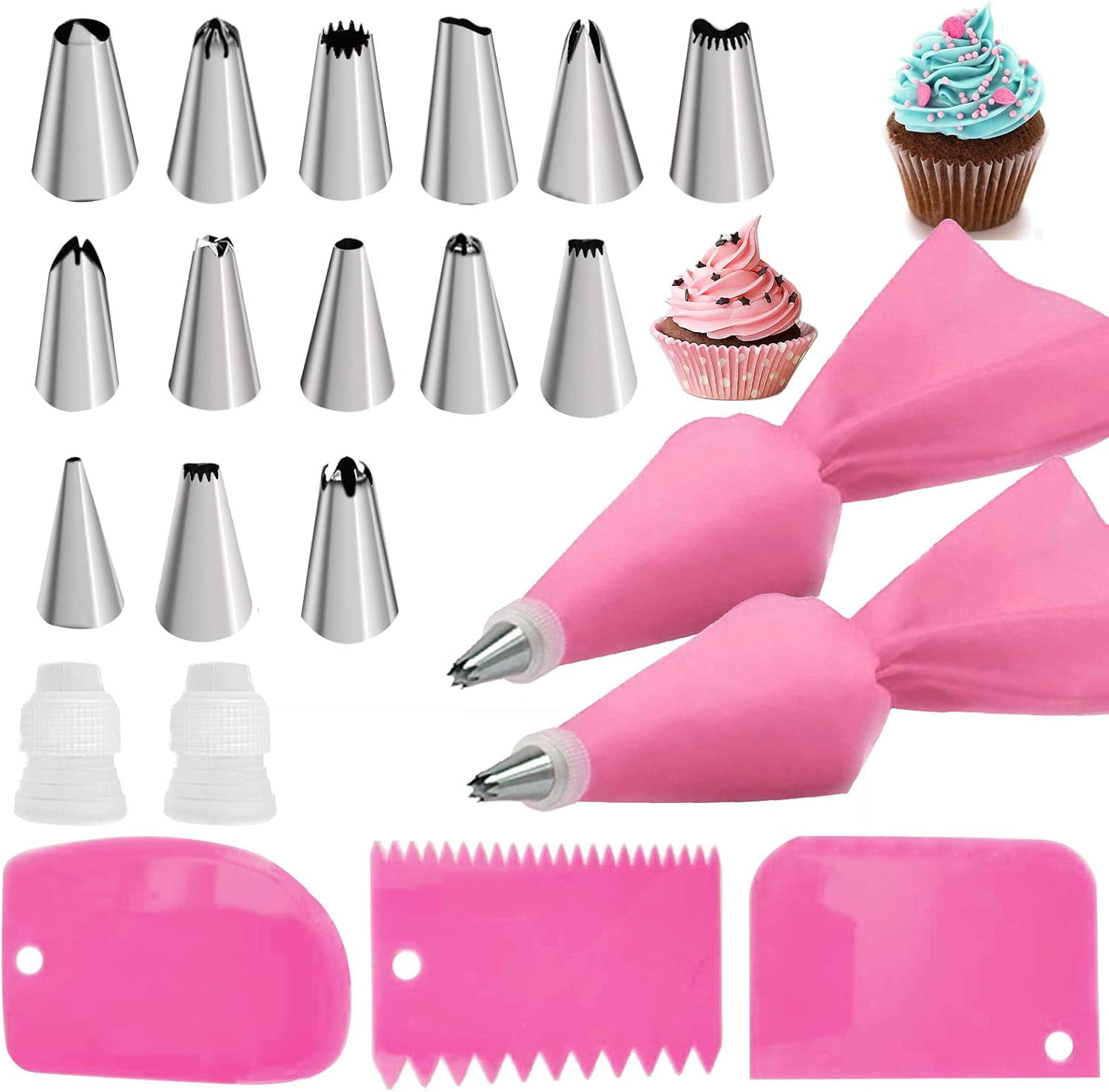 Elevate Baking Skills With Stainless Steel Icing Nozzles, Professional ...