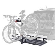 Tow Tuff 62 Inch Steel Cargo Carrier and Bike Rack, Hitch Car Vehicle ...