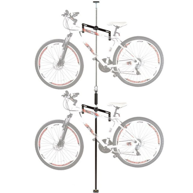 Elevate Outdoor Indoor Gravity Bike Stand, Double Vertical Bicycle ...