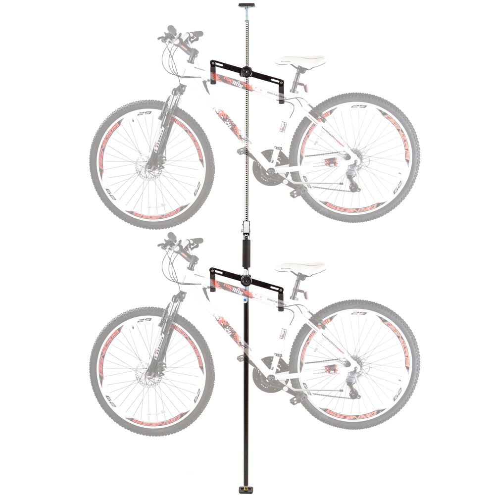 Elevate Outdoor Indoor Gravity Bike Stand, Double Vertical Bicycle ...